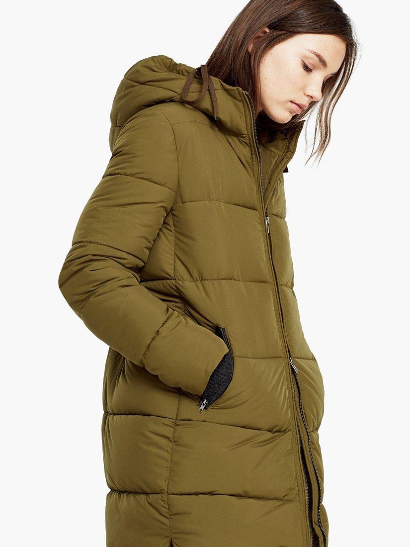 Mango Quilted Long Coat