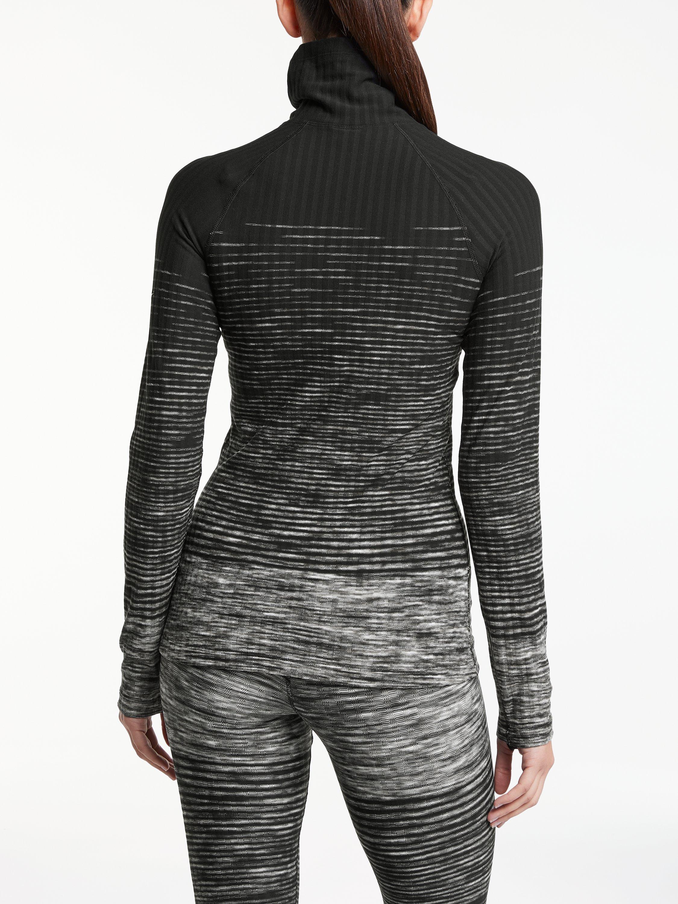 Nike Pro Hyperwarm Training Top, Dark Grey/White