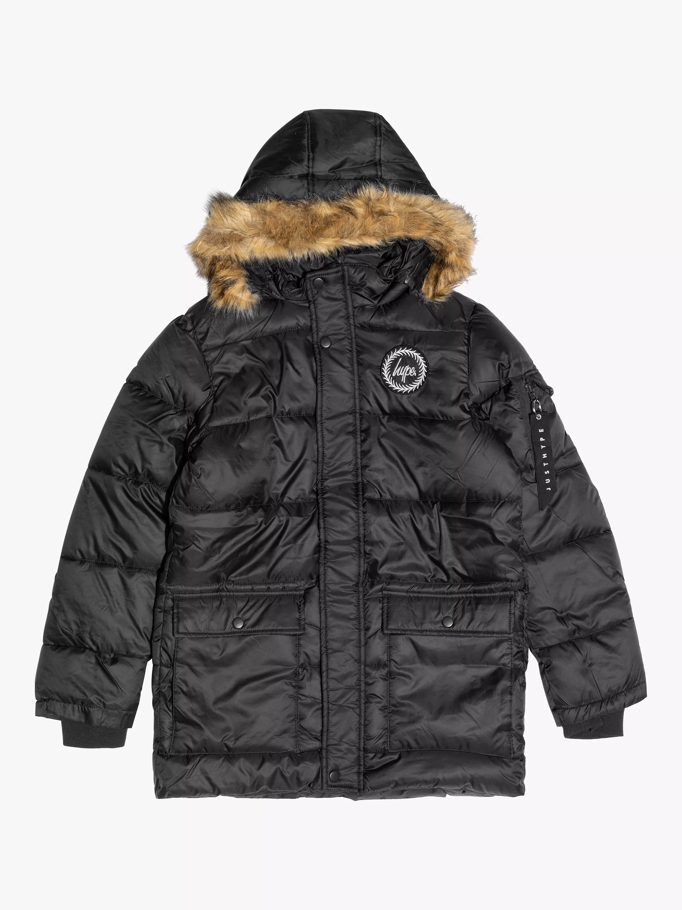 Hype Boys' Explorer Jacket, Black
