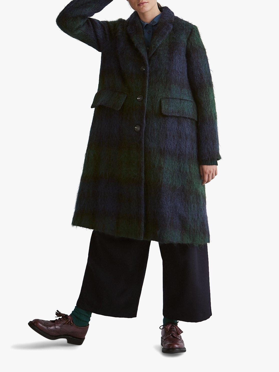 Toast Blackwatch Check Coat, Multi