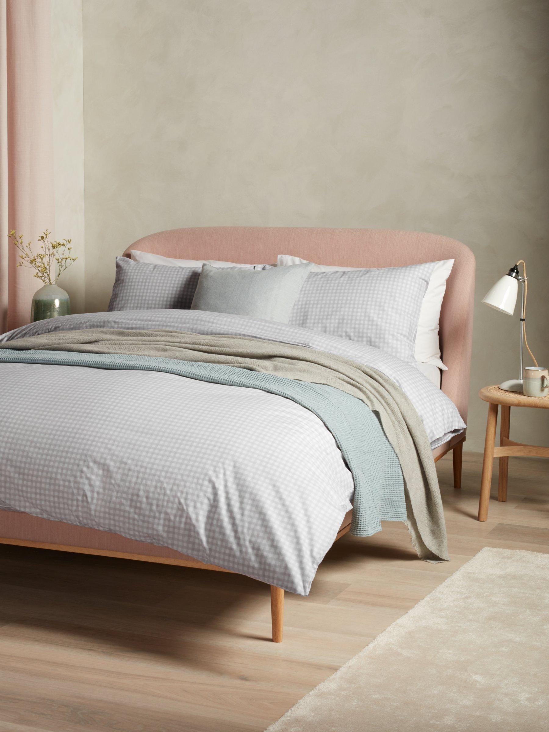 John Lewis & Partners Sketch Gingham Duvet Cover Set