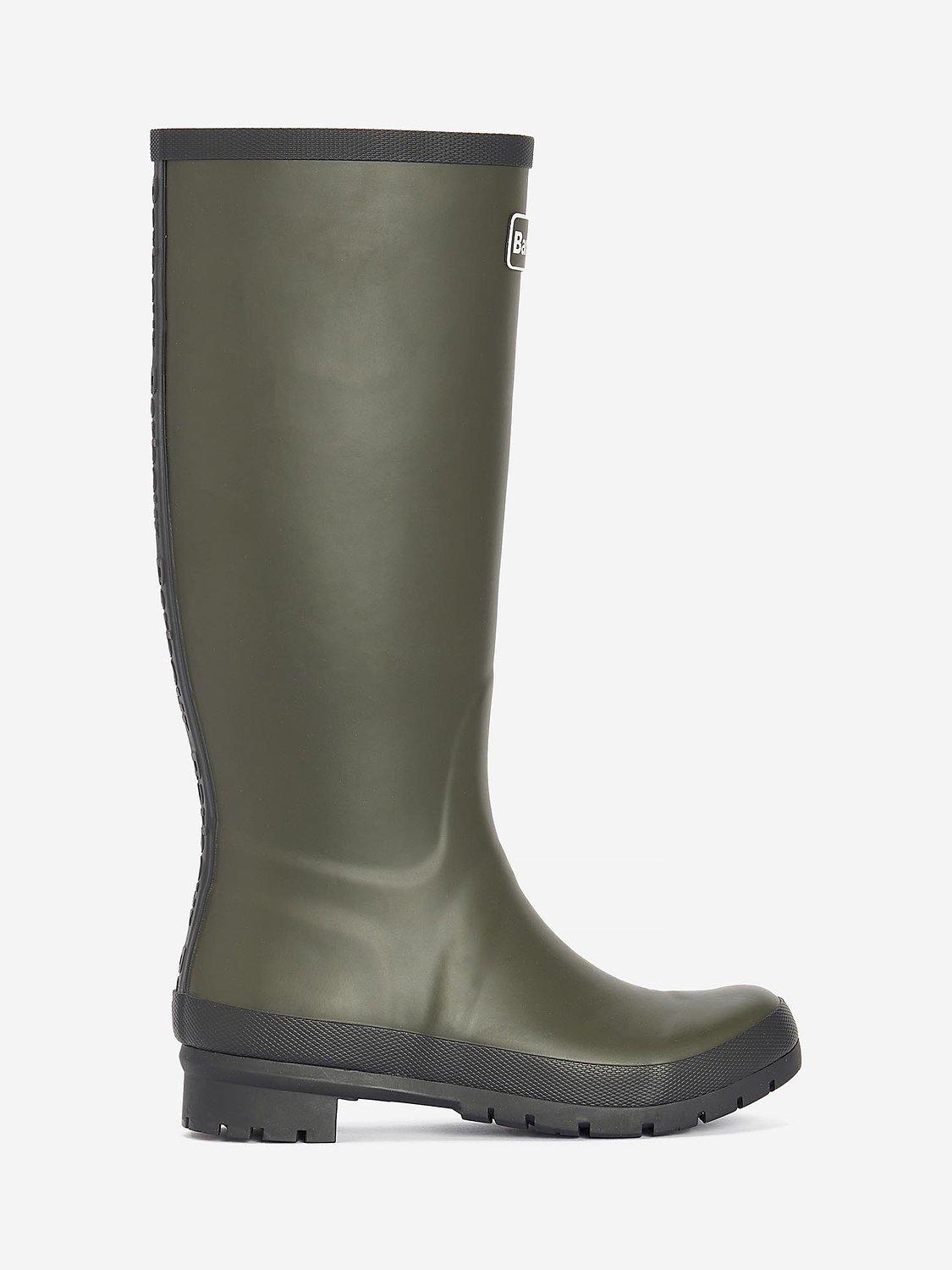 Barbour Abbey Wellington Boots Olive