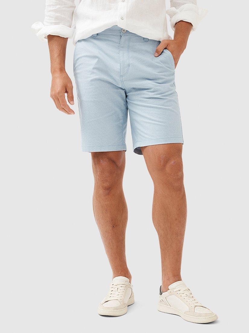 Rodd & Gunn The Gunn Stretch Cotton 9" Bermuda Shorts, Sky Blue, 38
