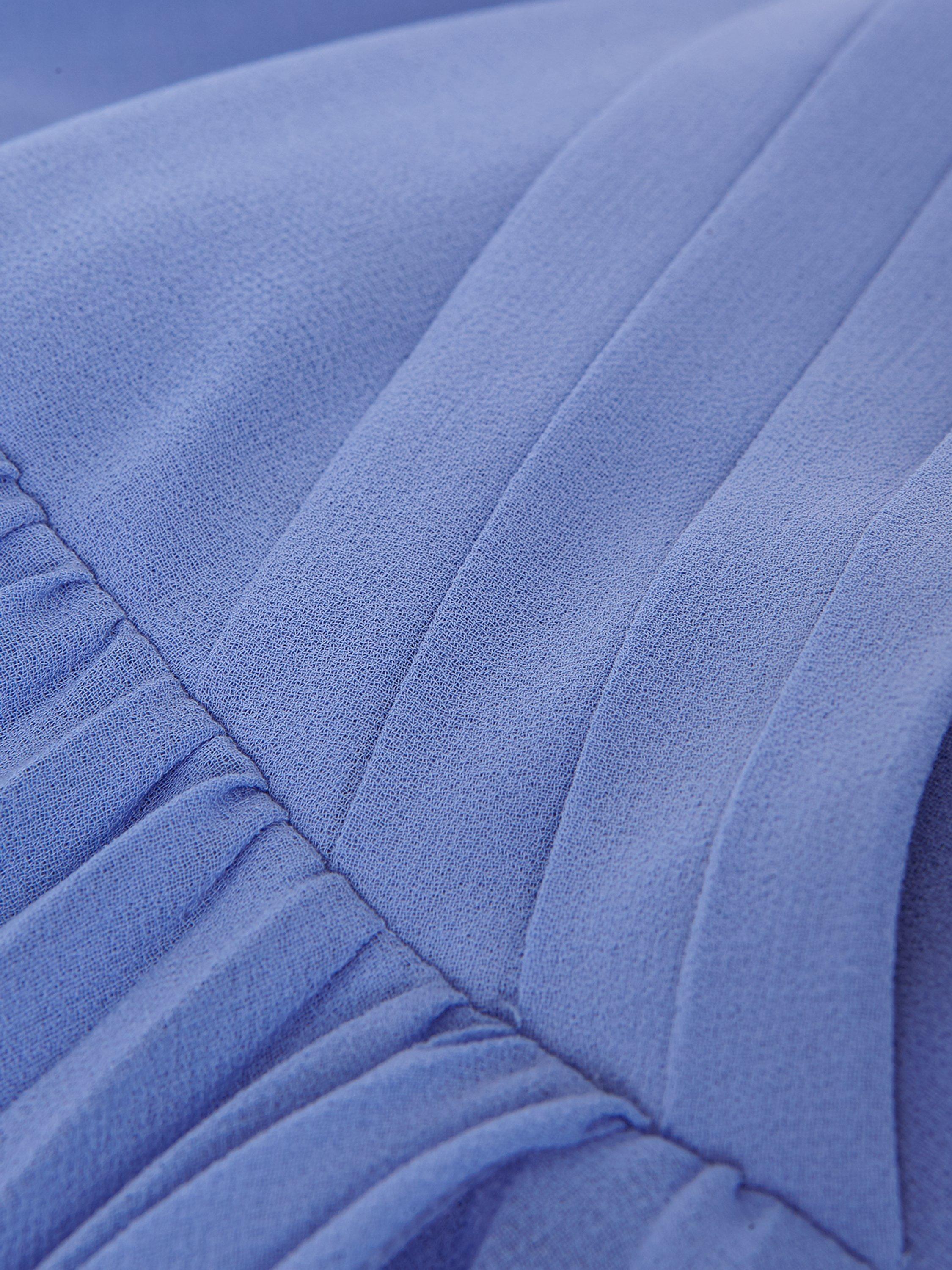 Phase Eight Pleated Brianna Dress, Cornflower