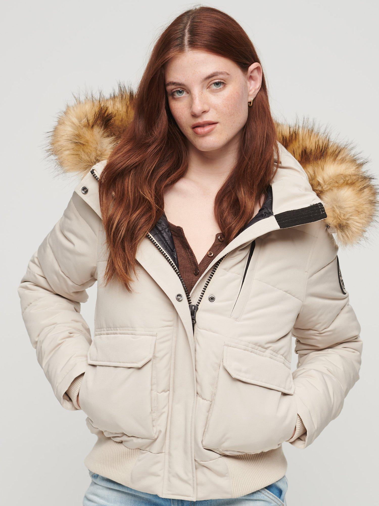 Superdry Hooded Everest Puffer Bomber Jacket