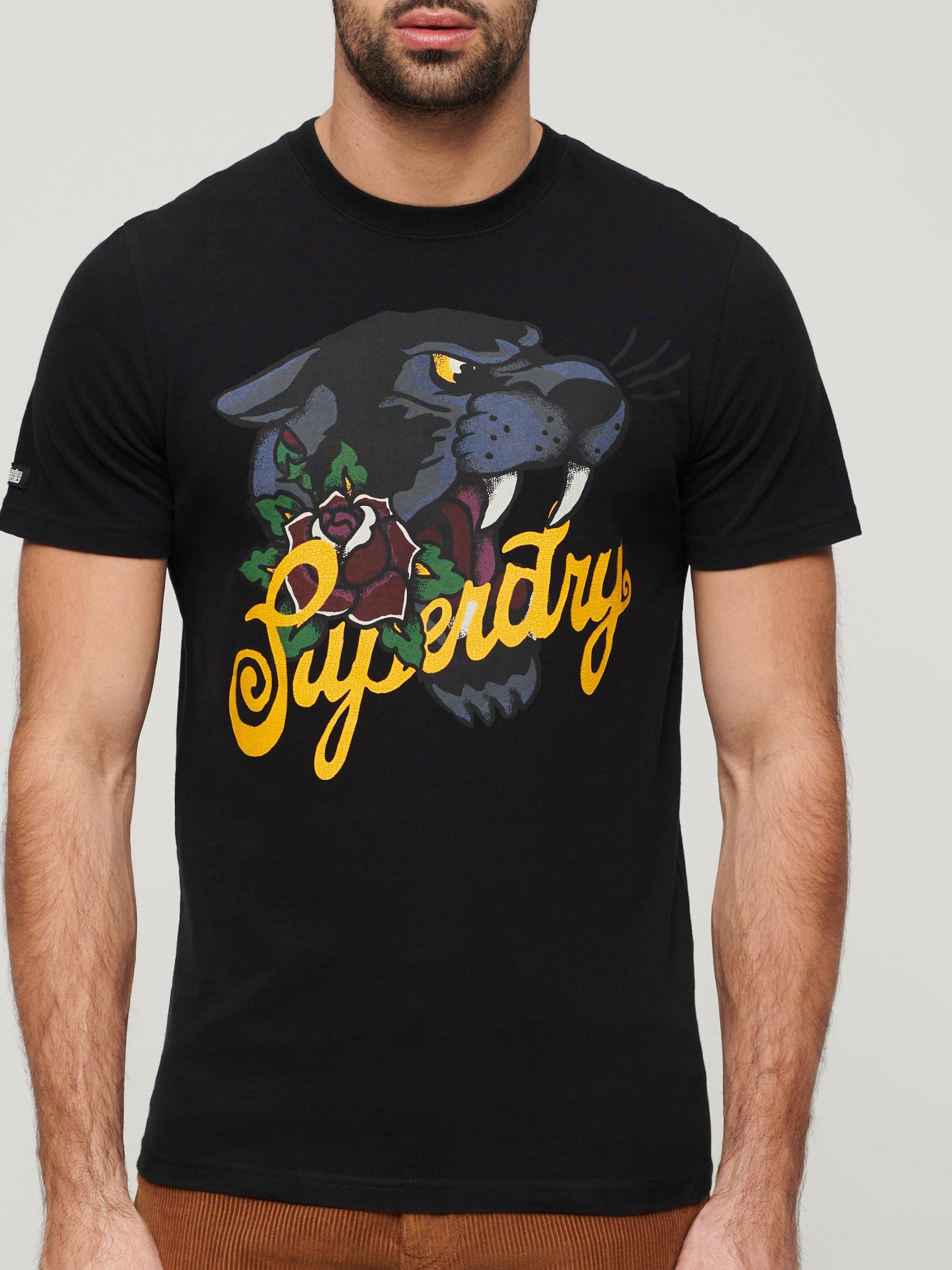 Superdry Tattoo Script Graphic T-Shirt