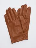 John Lewis Fleece Lined Women s Leather Gloves Tan