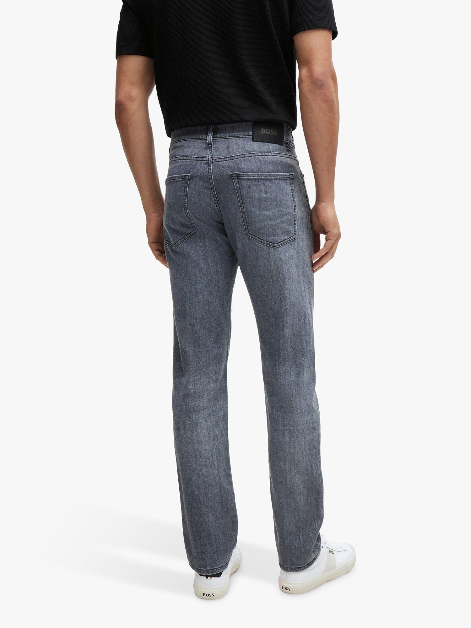 BOSS Delaware Slim Fit Jeans Silver