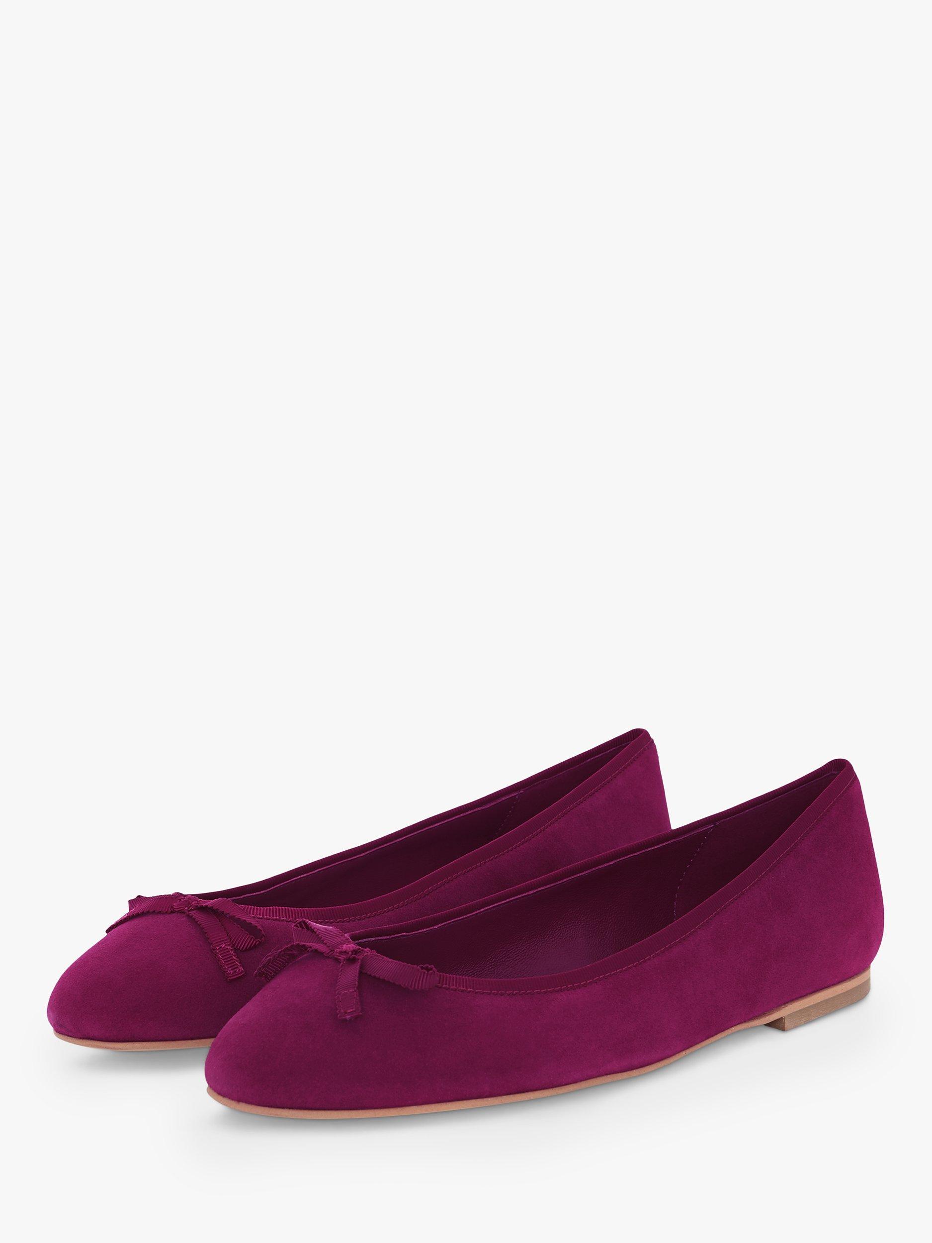 Hobbs Lisa Ballerina Ballet Pumps, Bramble Purple