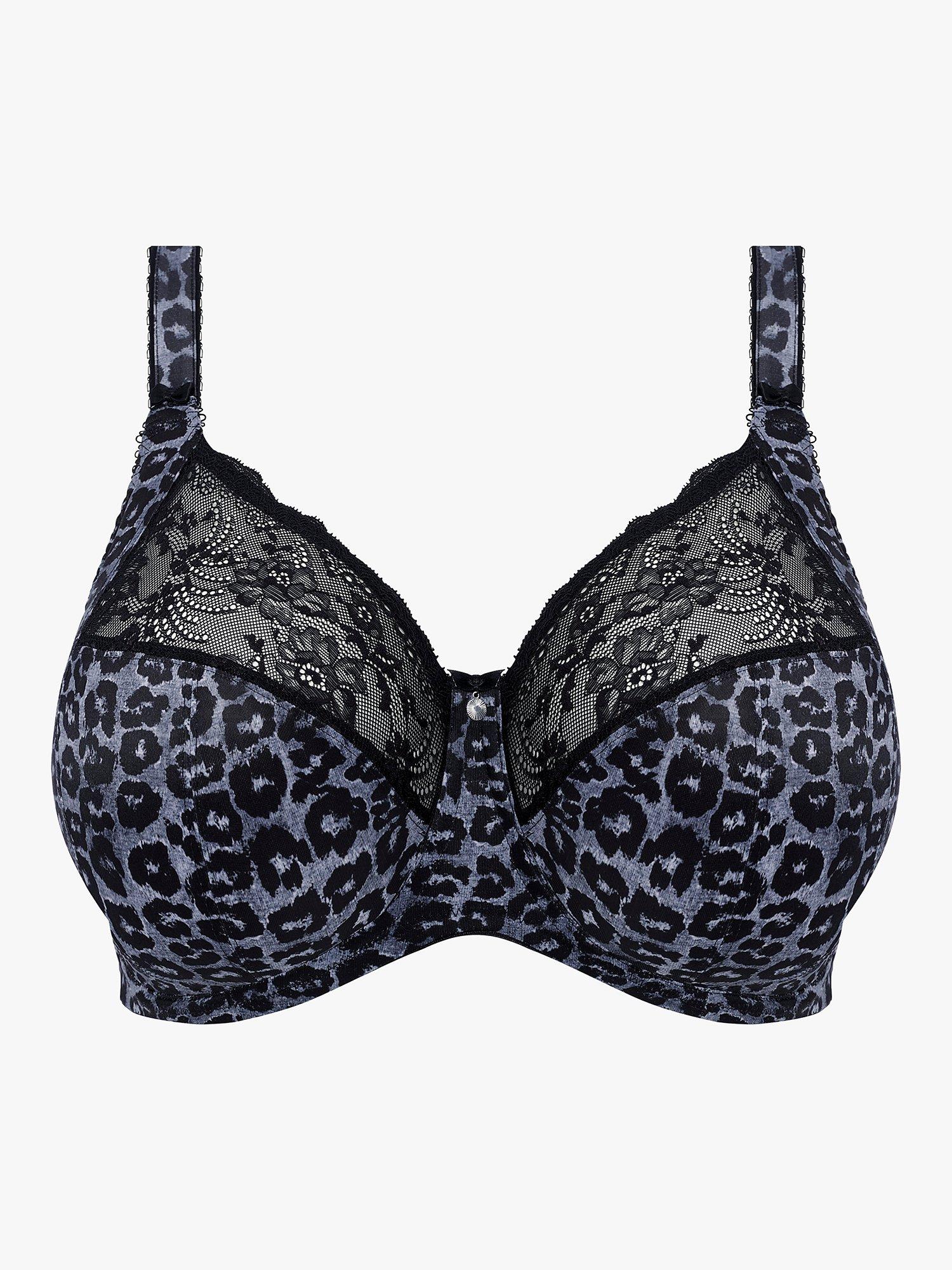 Elomi Morgan Lace Animal Print Underwired Full Cup Bra, Multi