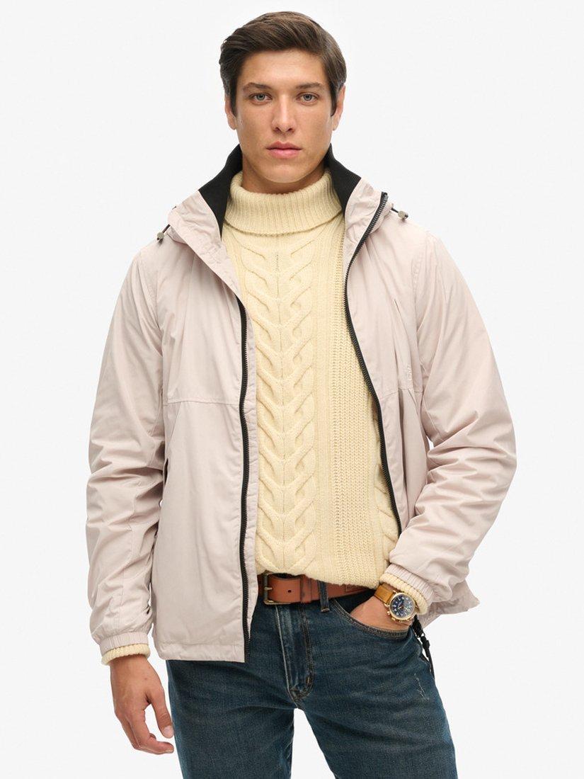 Superdry Hooded SD Windbreaker Jacket, Chateau Gray