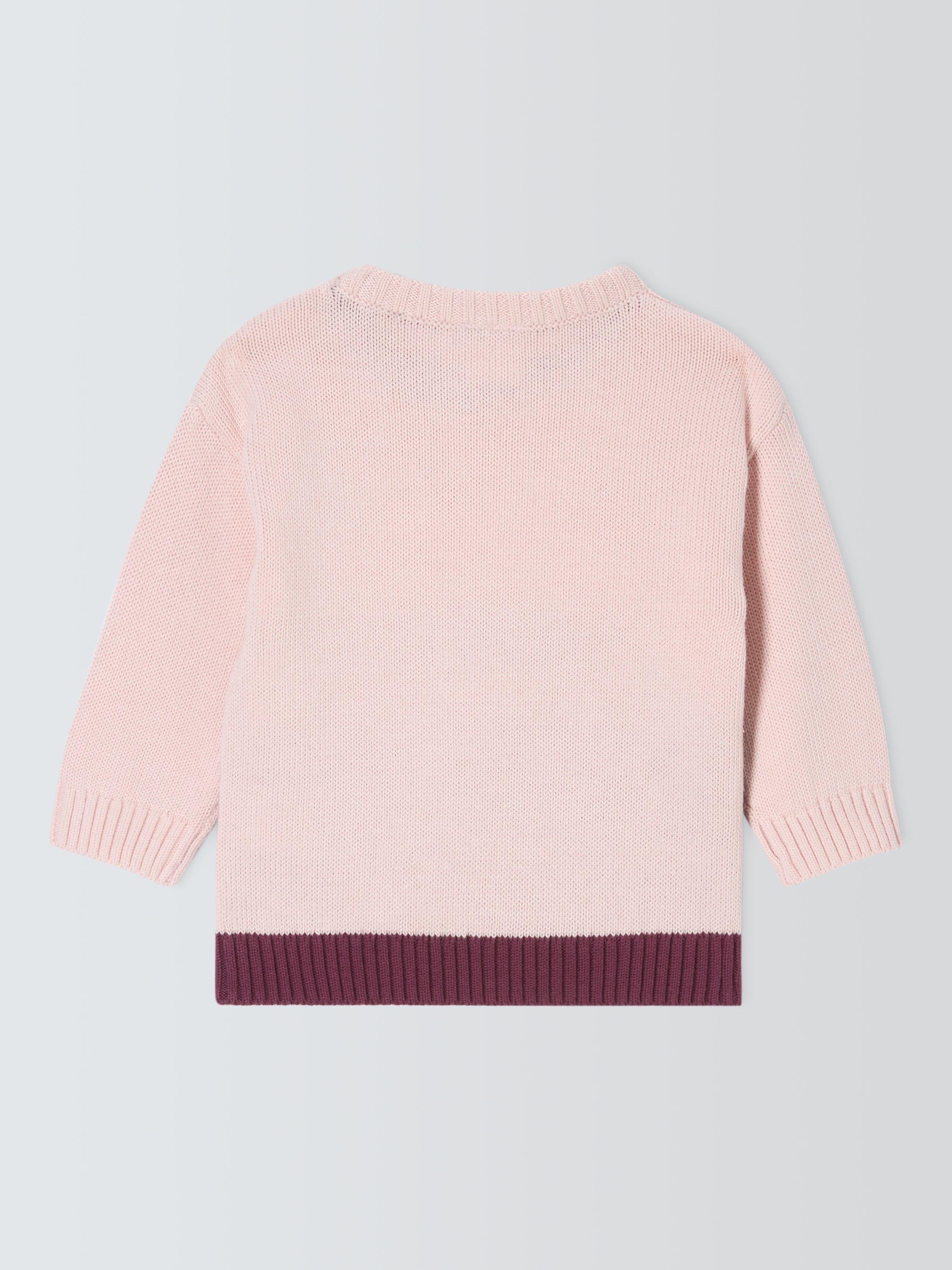 John Lewis Baby Bunny Scene Jumper, Multi, 3-6 months