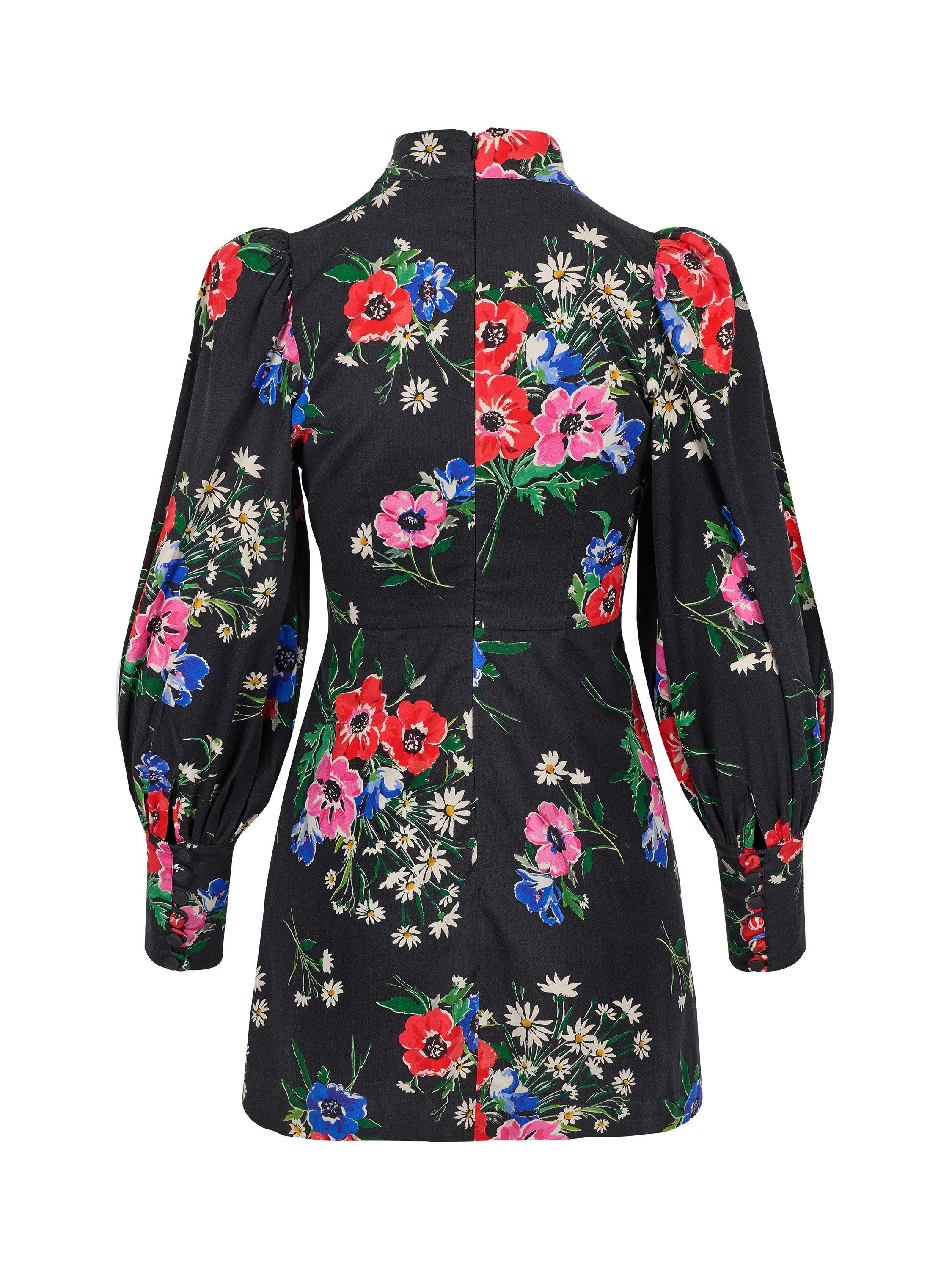 Queens of archive Maya Mini Dress, Black