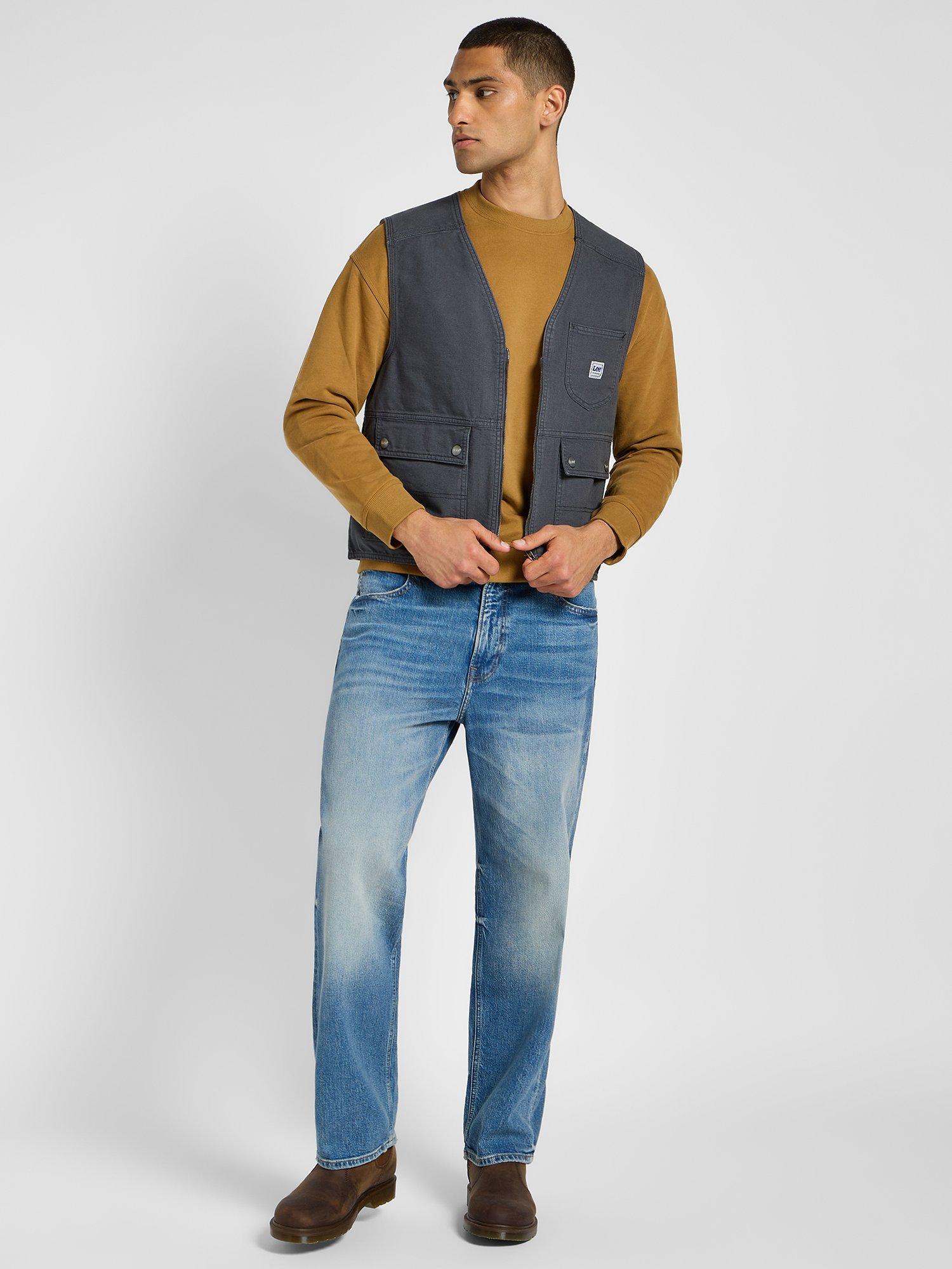 Lee Utility Vest, Dark Muted Grey