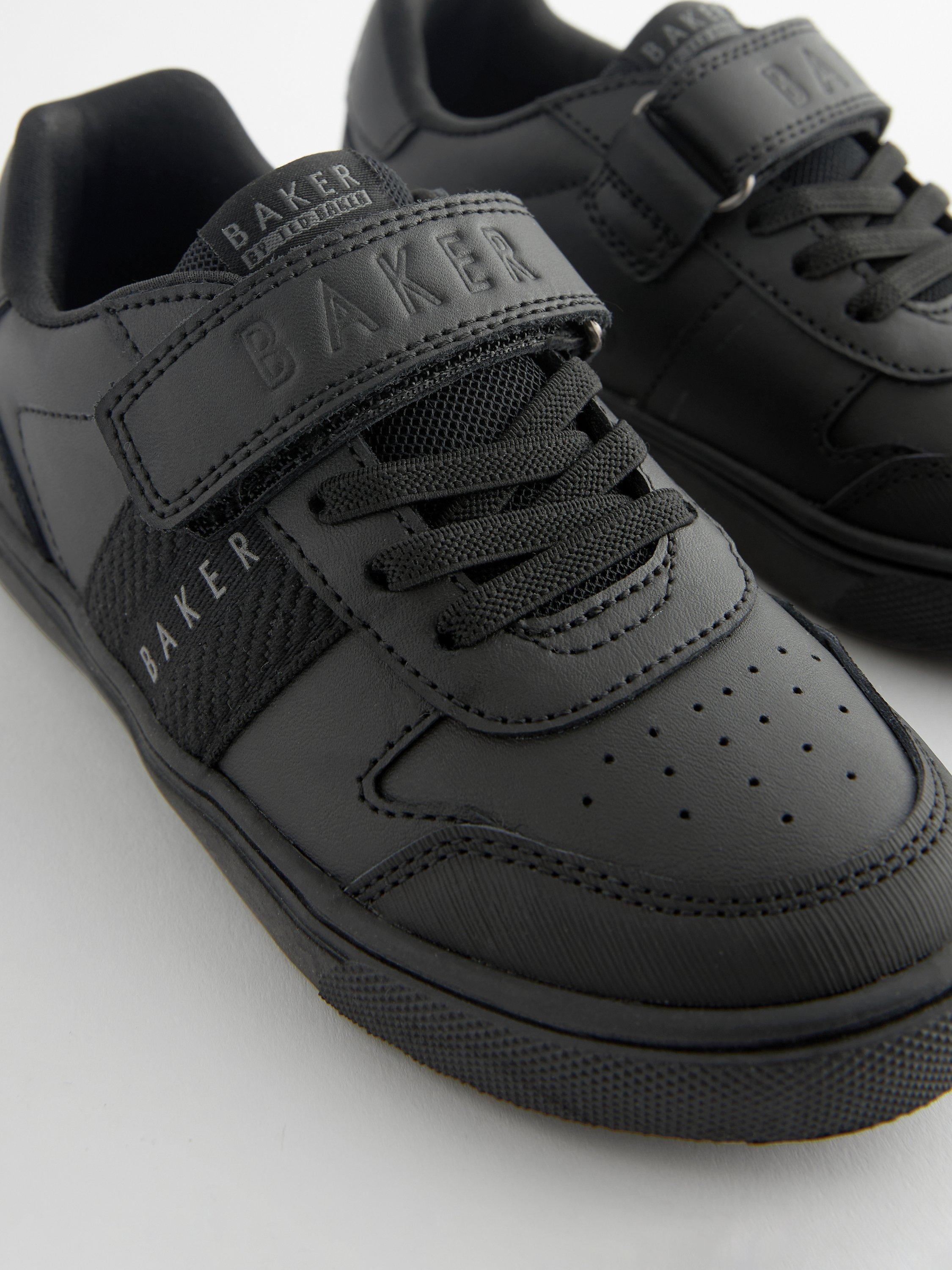 Ted Baker Kids' Tape Trainers, Black