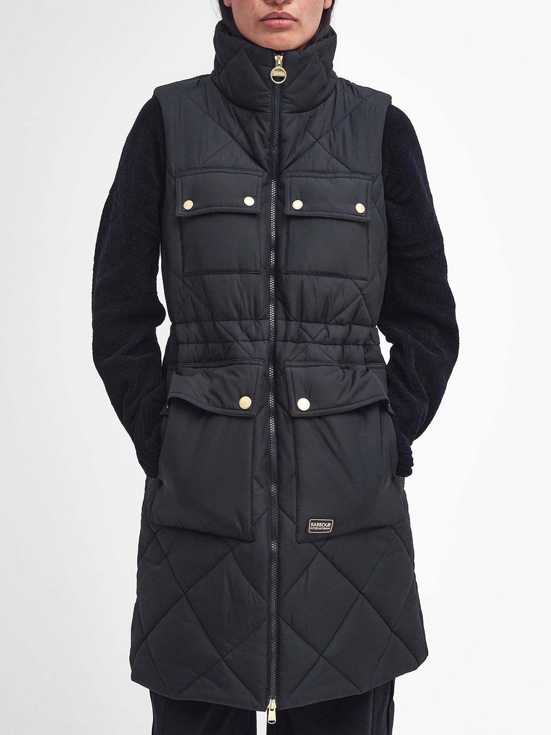 Barbour International Meir Longline Gilet Black