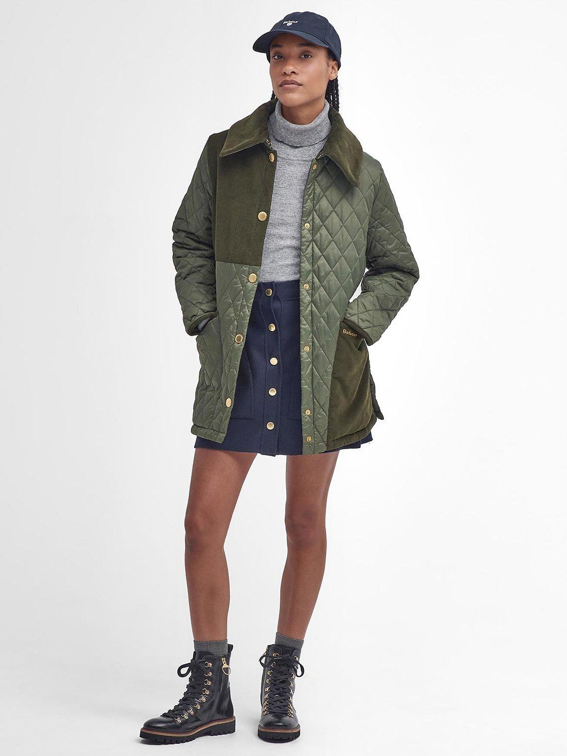 Barbour Reeth Quilted Jacket, Olive/Ancient