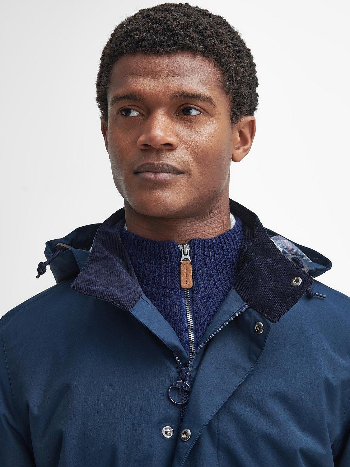 Barbour Chelsea Waterproof Coat, Navy/Blue Granite
