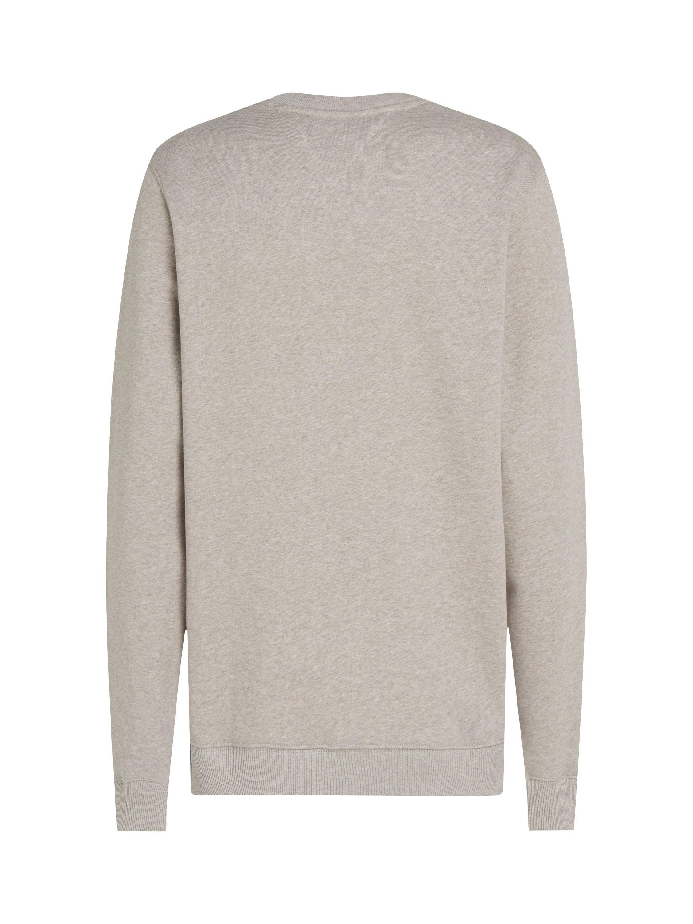 Tommy Hilfiger Small Crest Pullover Sweatshirt, Heathered Pebble