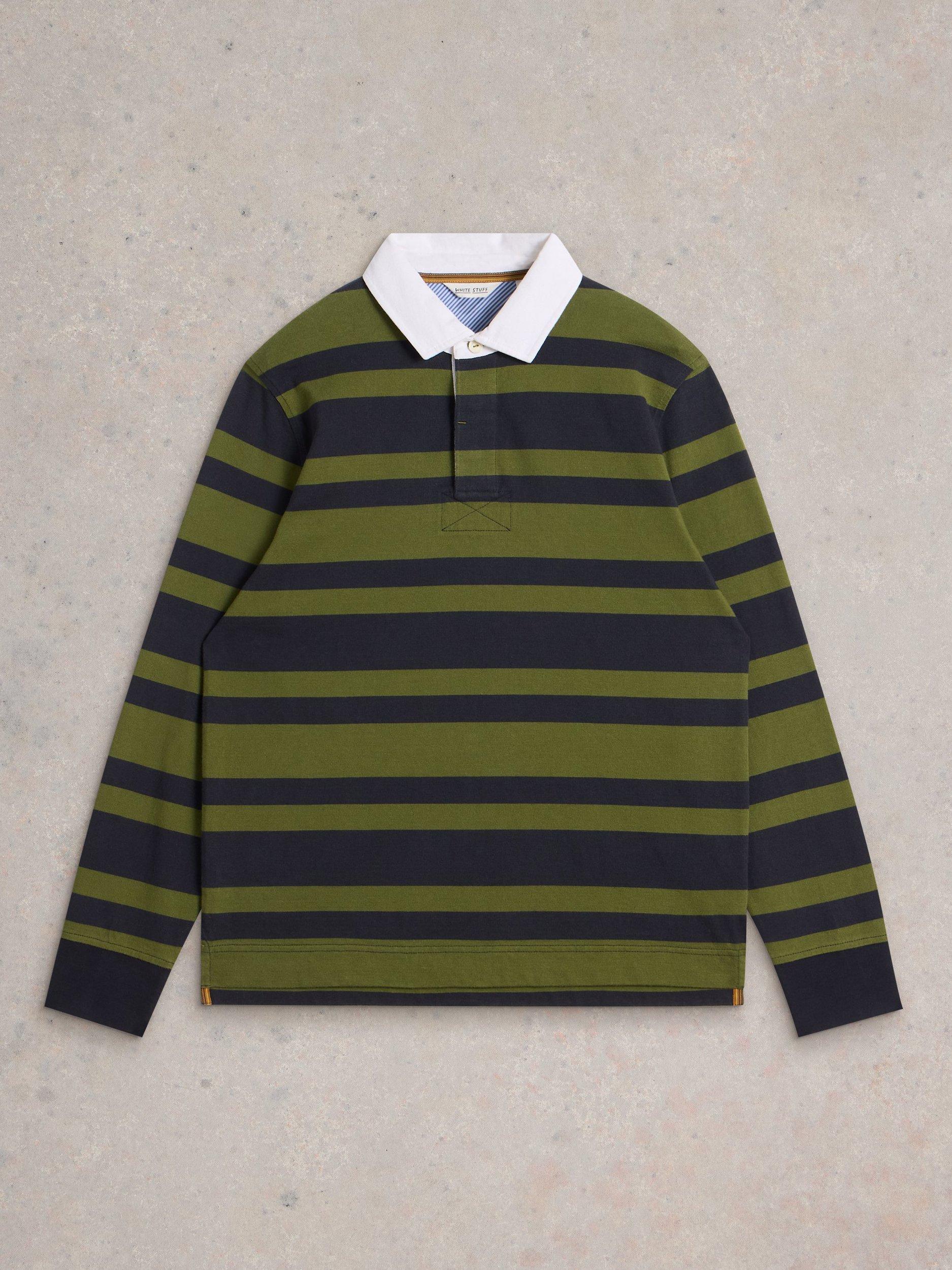 White Stuff Long Sleeve Stripe Rugby Shirt