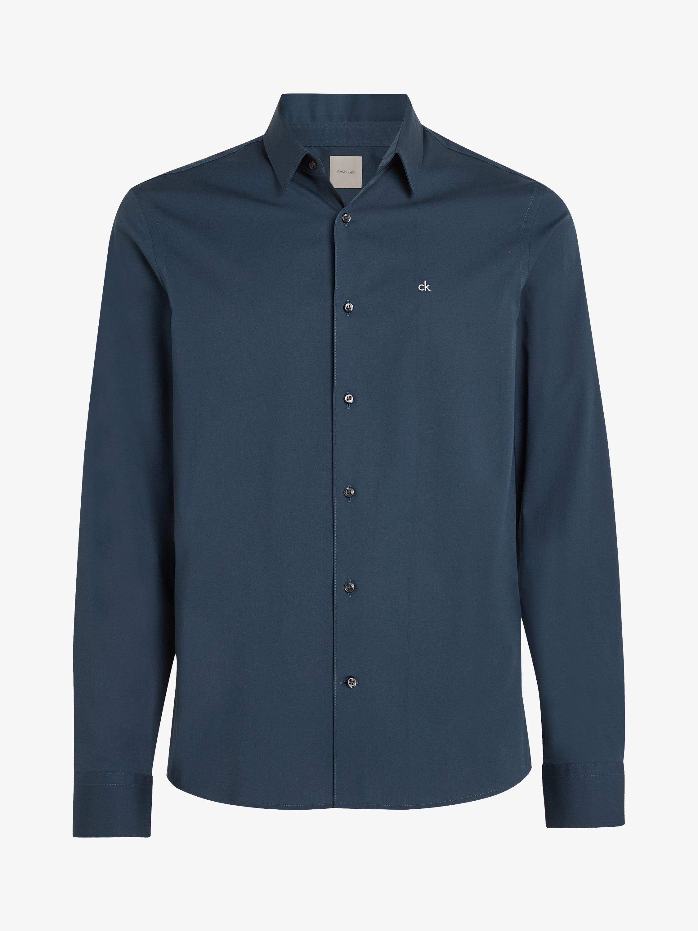 Calvin Klein Jeans Poplin Stretch Shirt, Ink