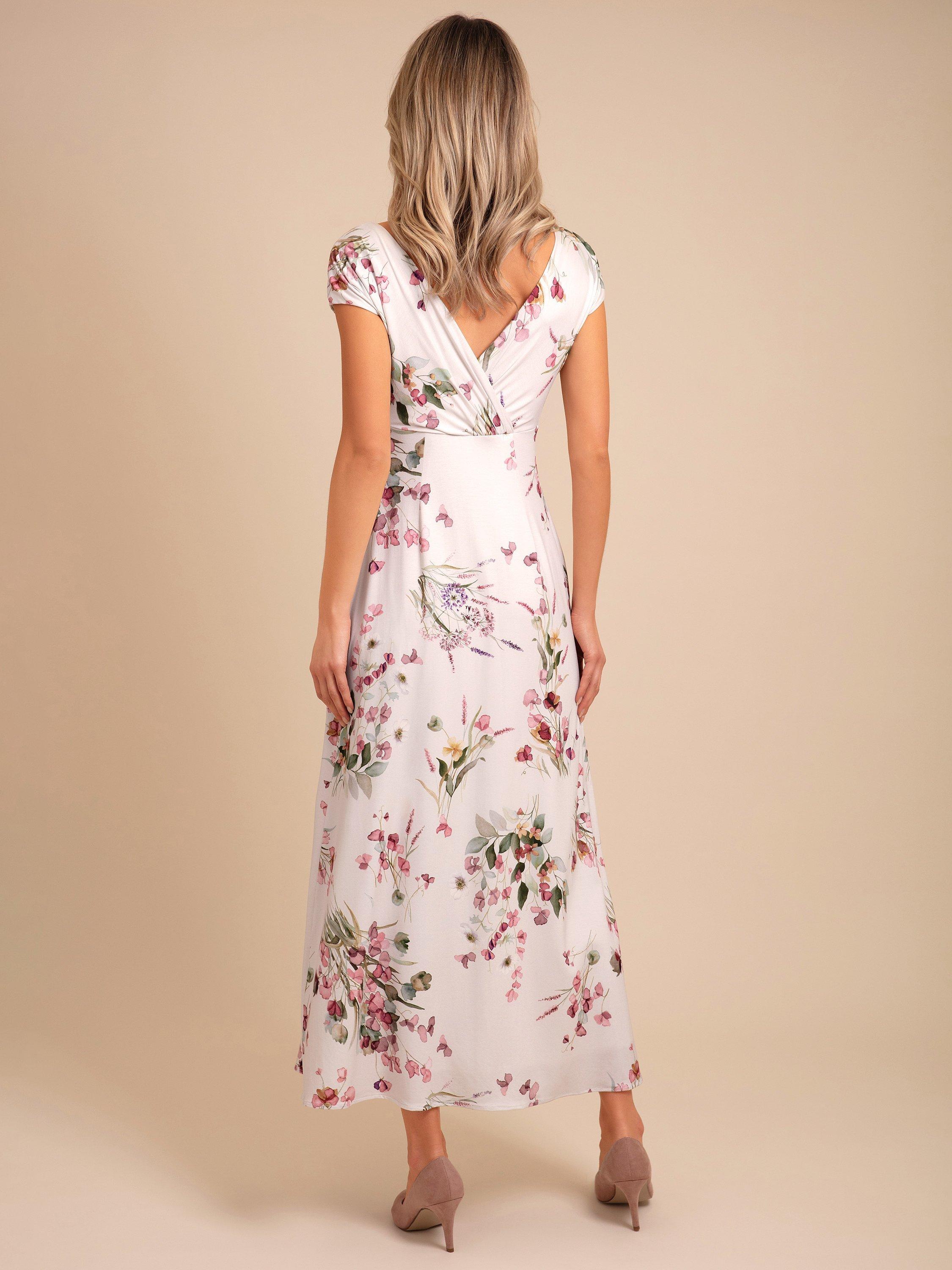 Alie Street Petite Sophia Floral Dress, Petal Pink