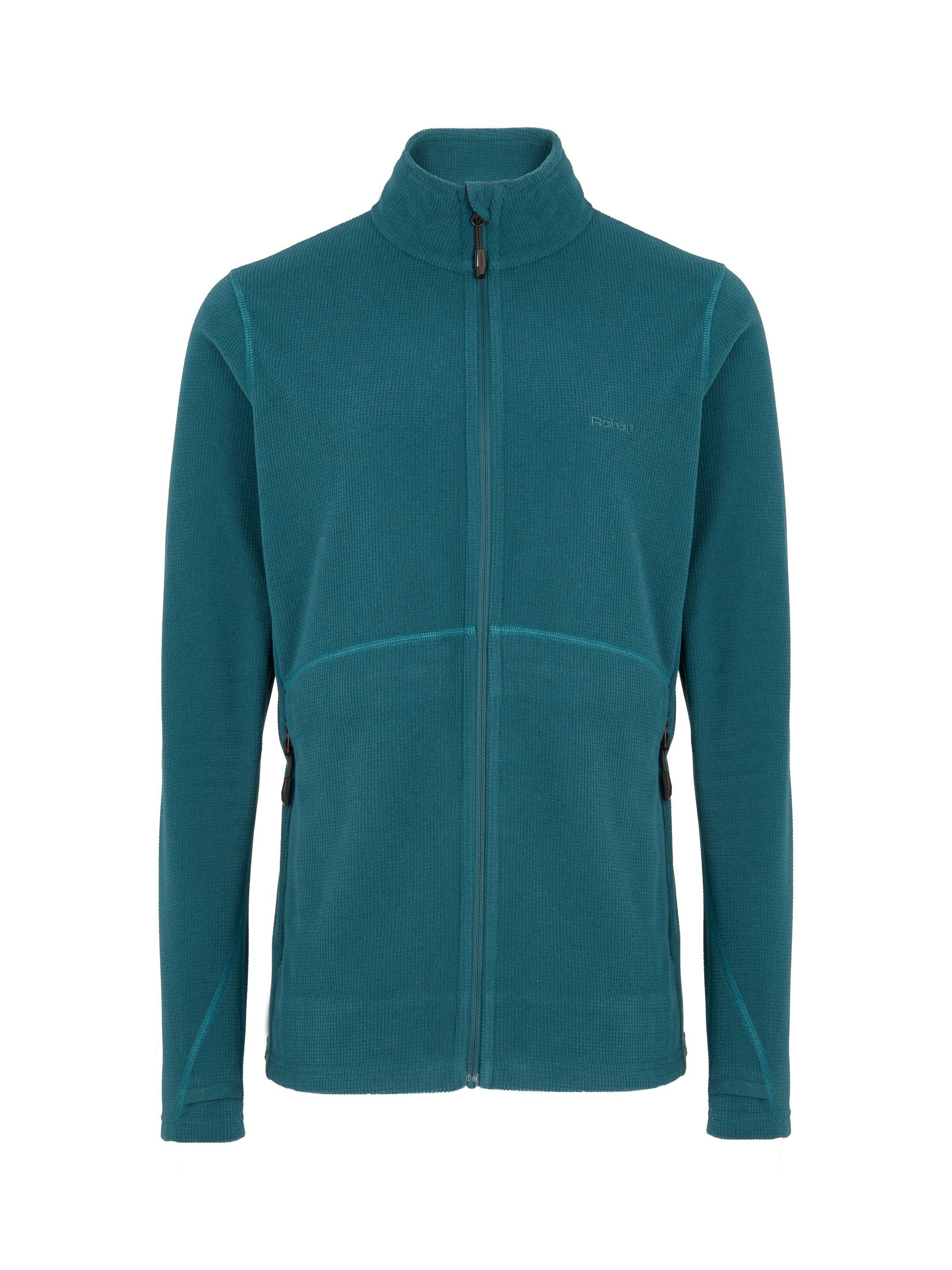 Rohan Women's Microgrid Fleece Jacket, Teal Blue