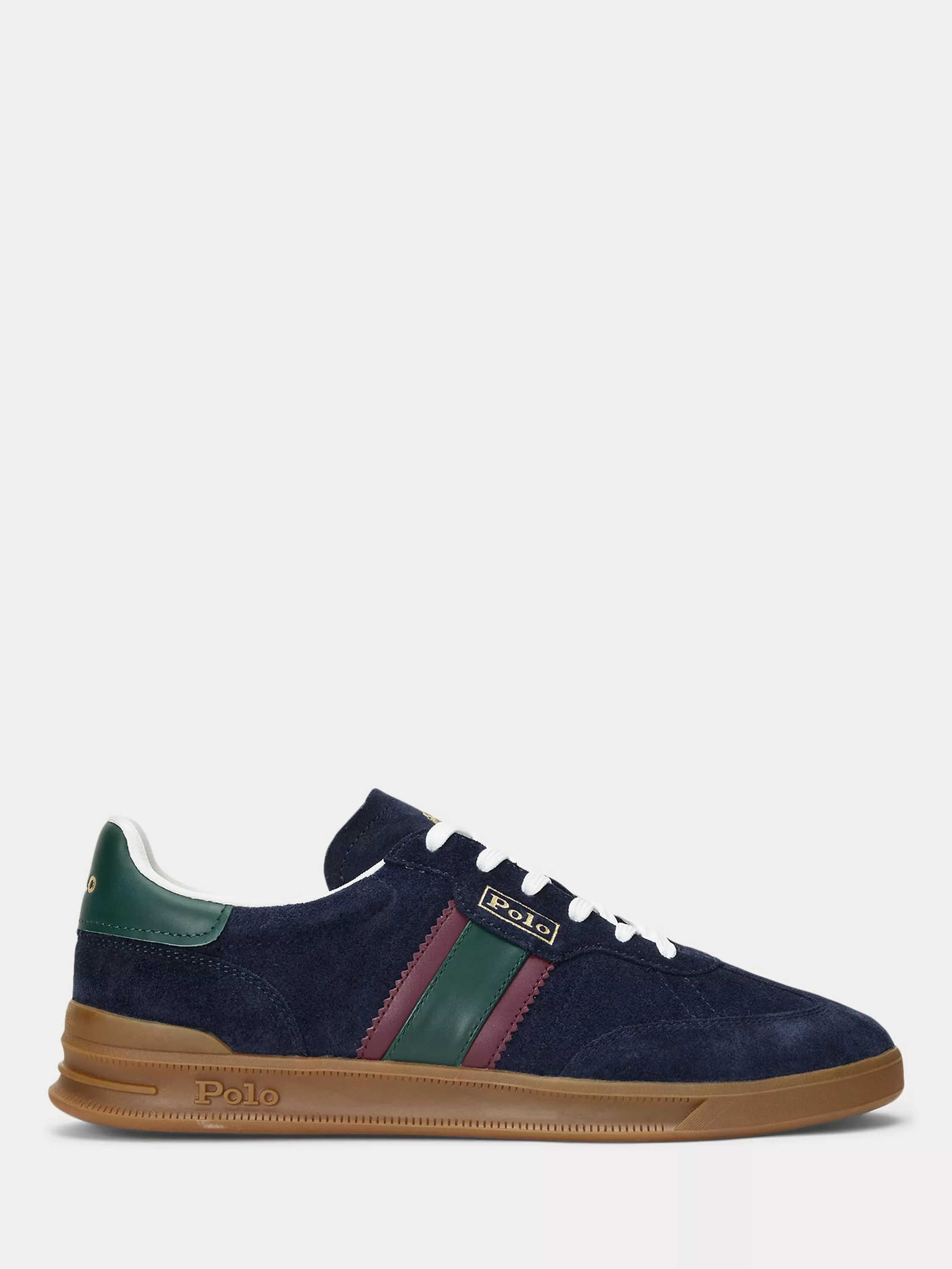 Ralph Lauren Heritage Aera Trainers, Navy Wine