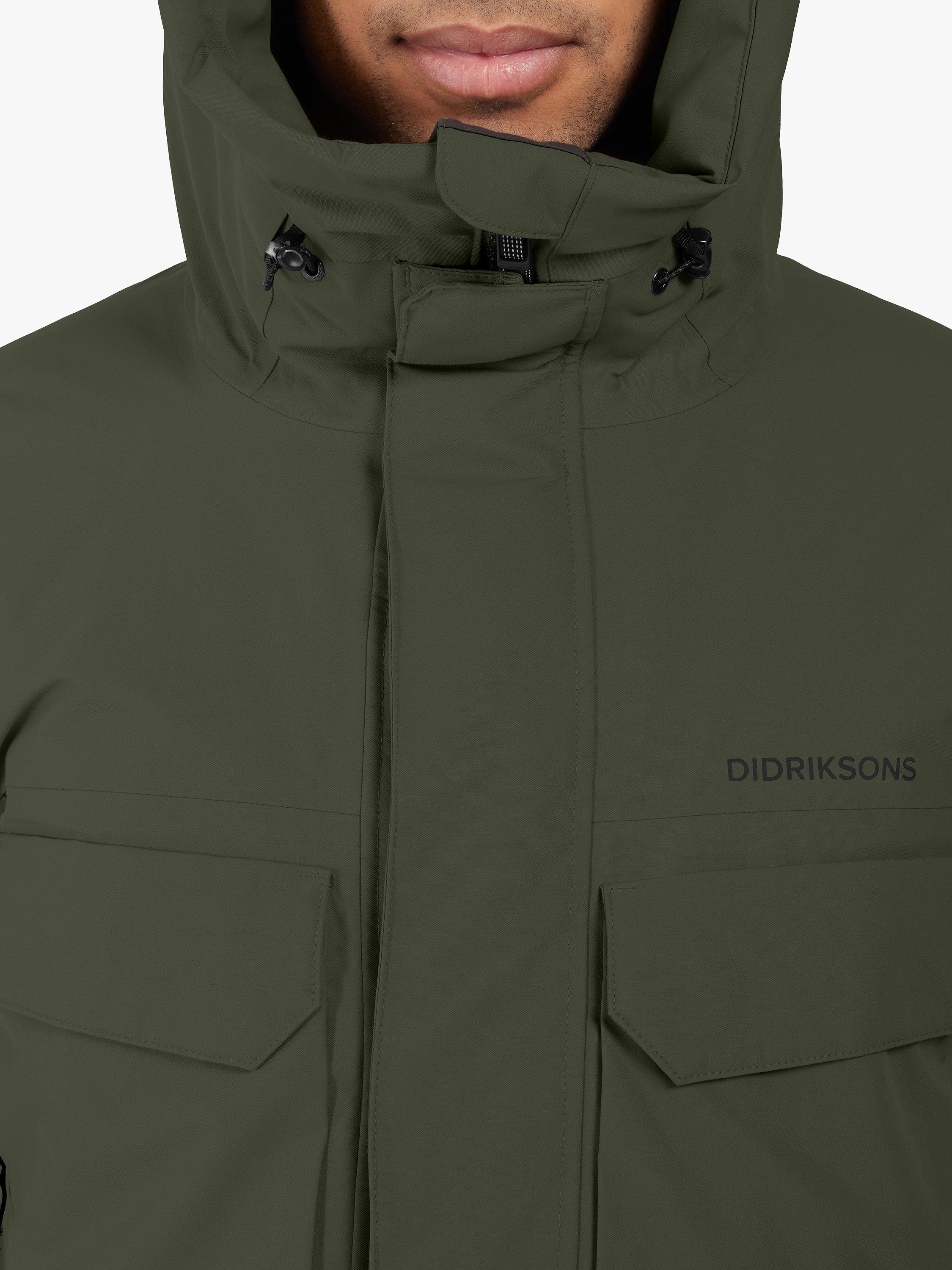 Didriksons Drew USX Parka Coat, Deep Green