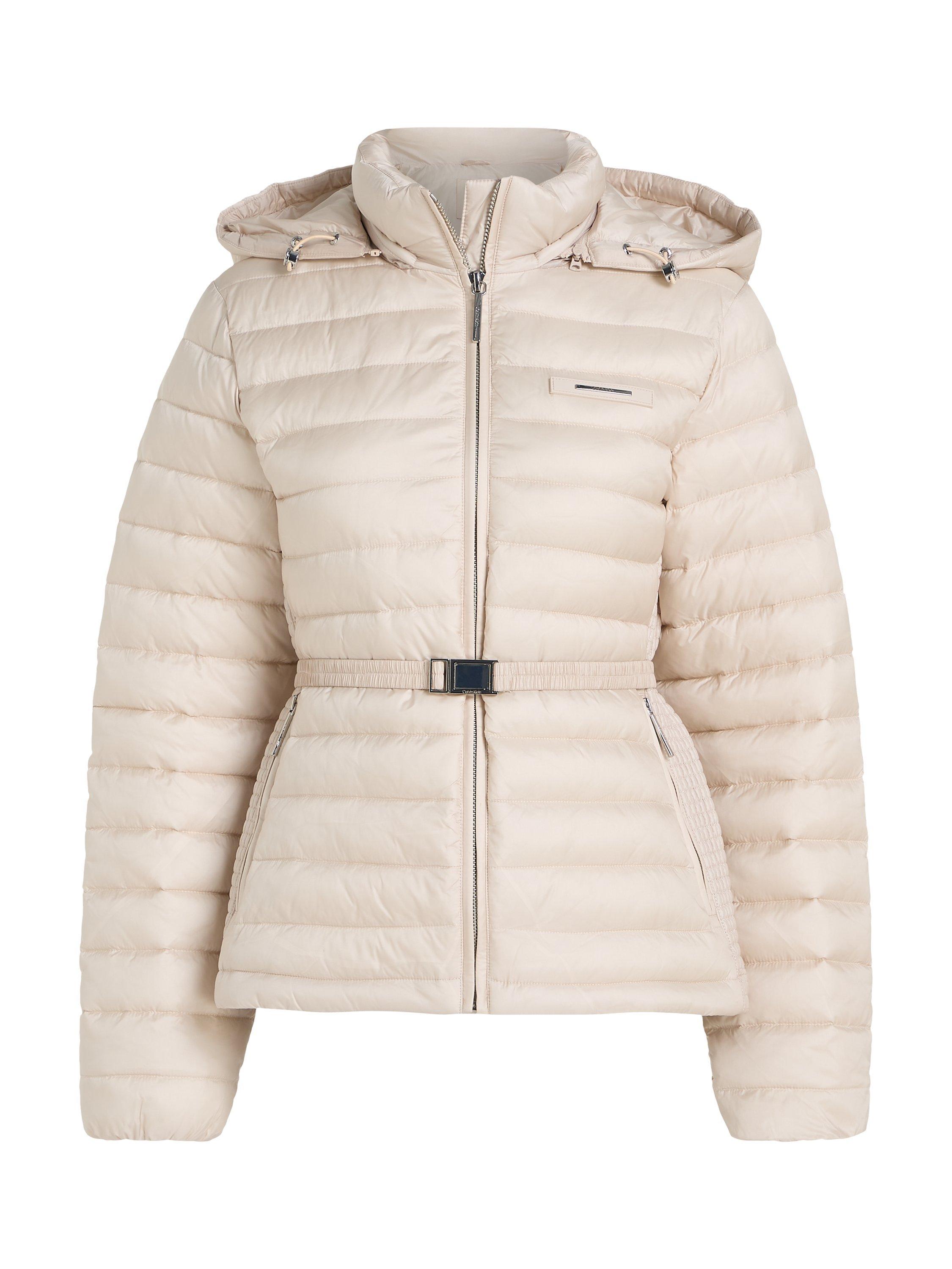 Calvin Klein Jeans Padded Smock Jacket, Gray Morn