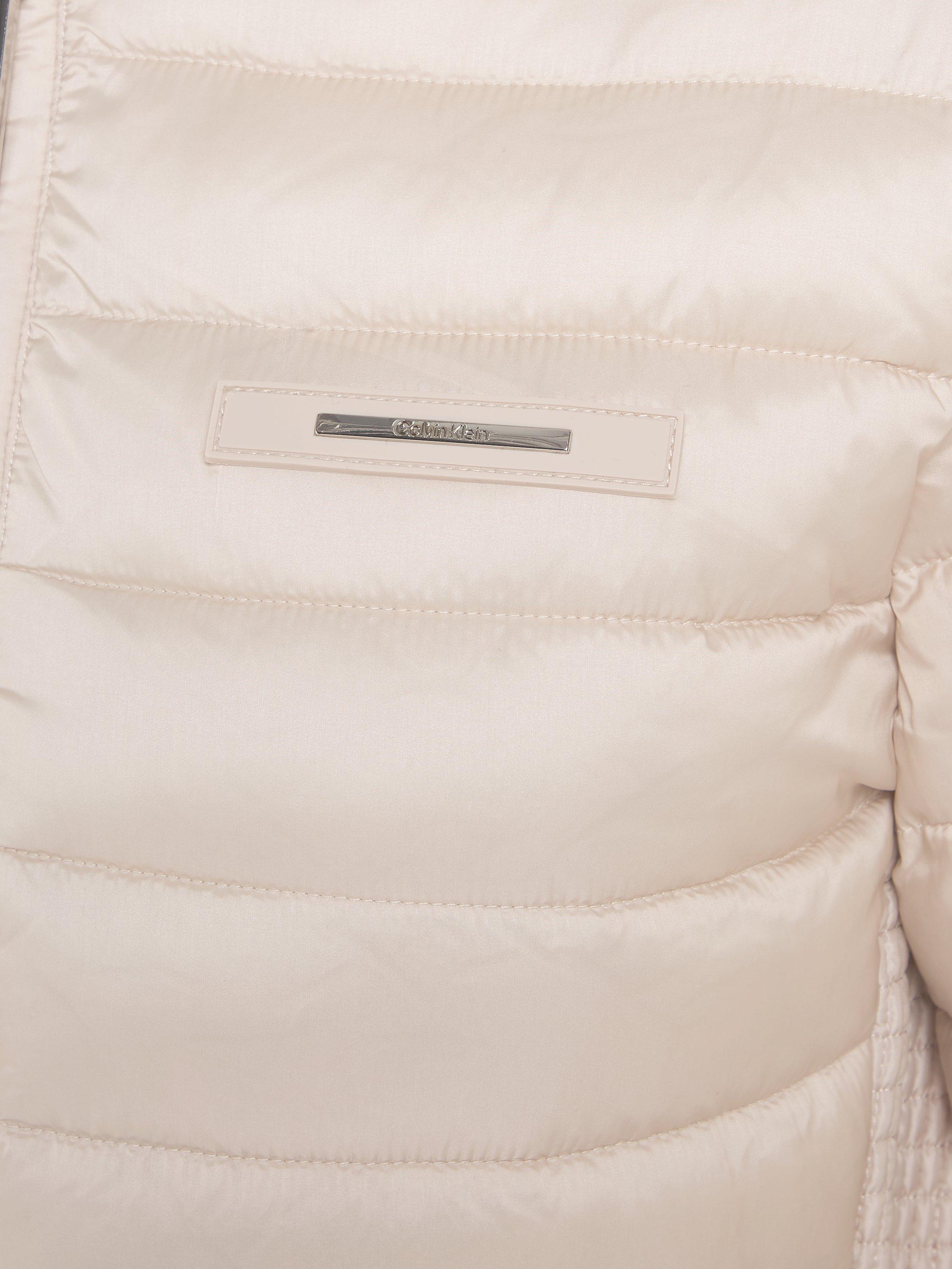 Calvin Klein Jeans Padded Smock Jacket, Gray Morn