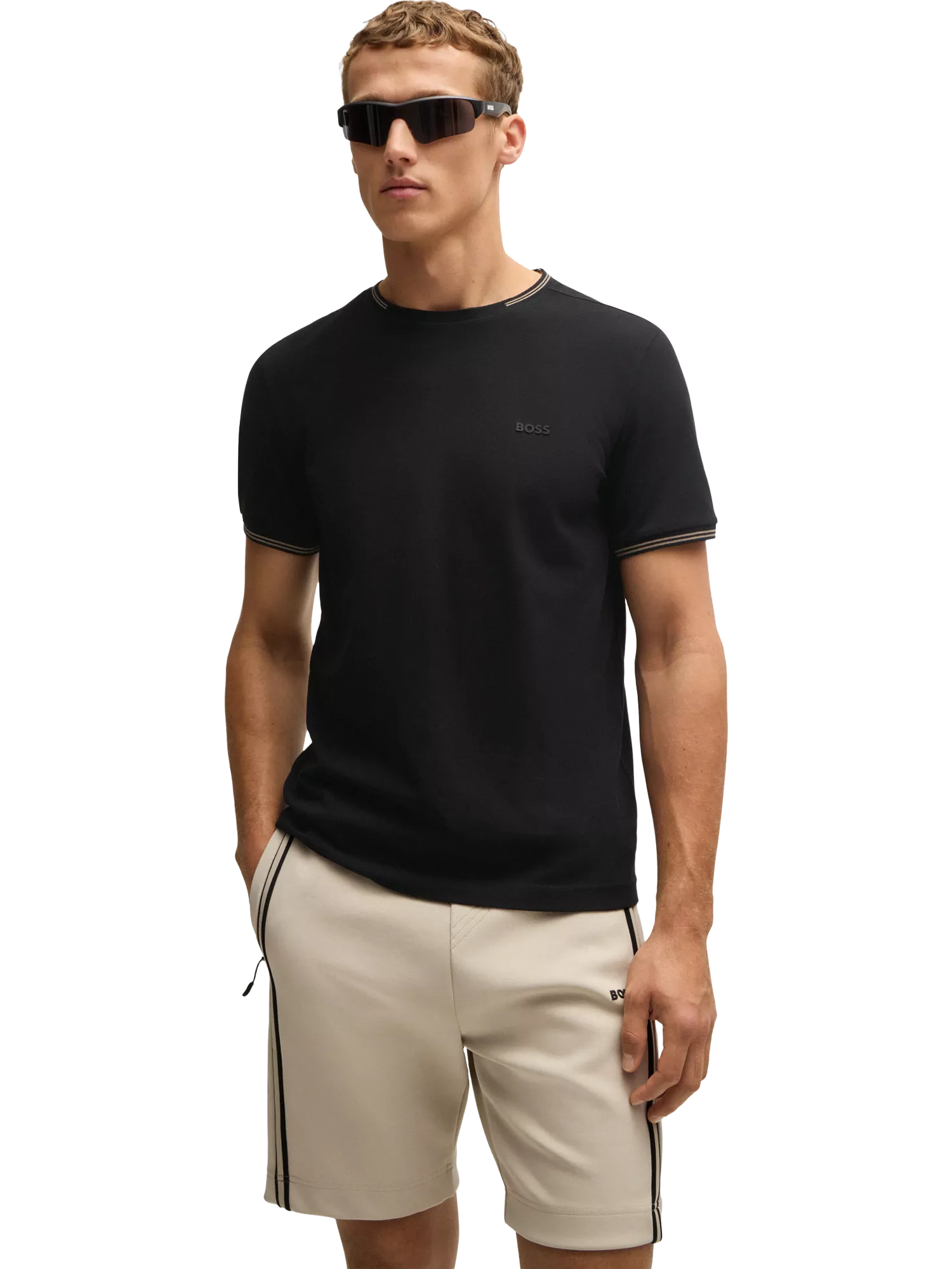 HUGO BOSS Essentials T-Shirt, Black
