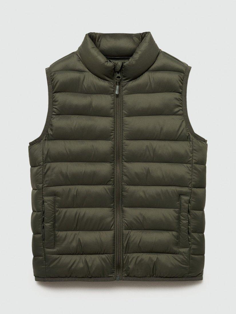 Mango Kids' Alvaro Quilted Gilet