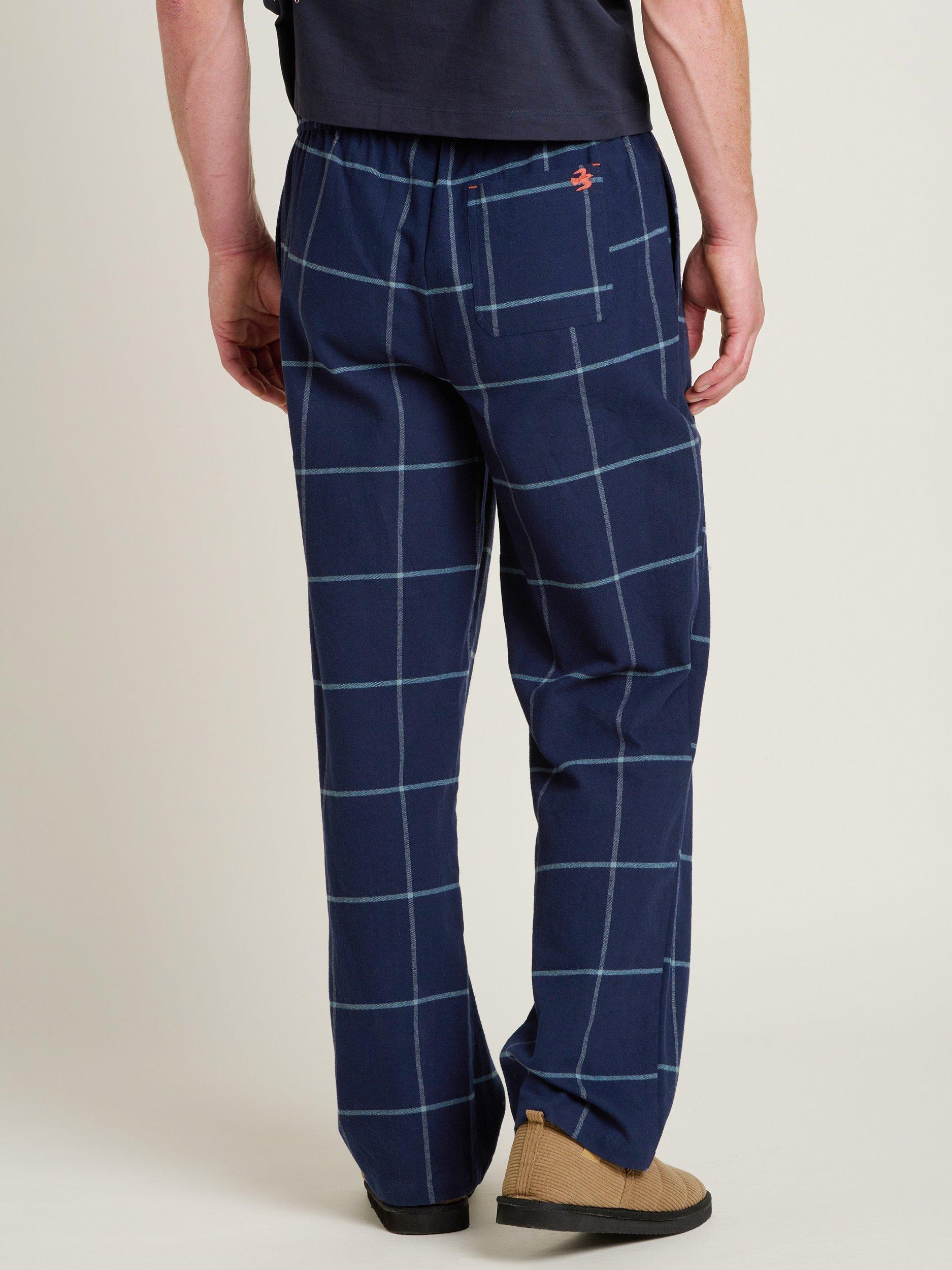 Brakeburn Check Pyjama Bottoms, Navy