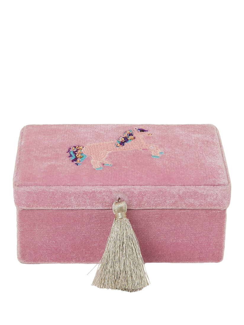 Angels by Accessorize Kids Unicorn Jewellery Box Pink