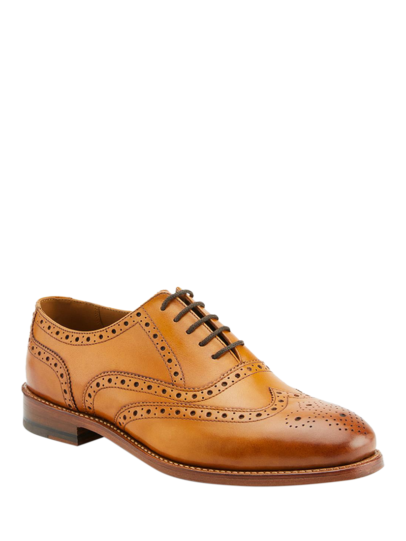 Jones Bootmaker Braxton Leather Brogues, Tan
