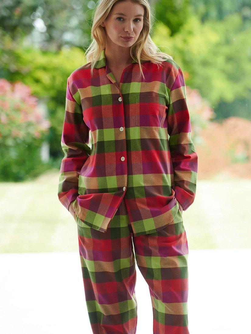 British Boxers Eskdale Brushed Cotton Check Pyjamas