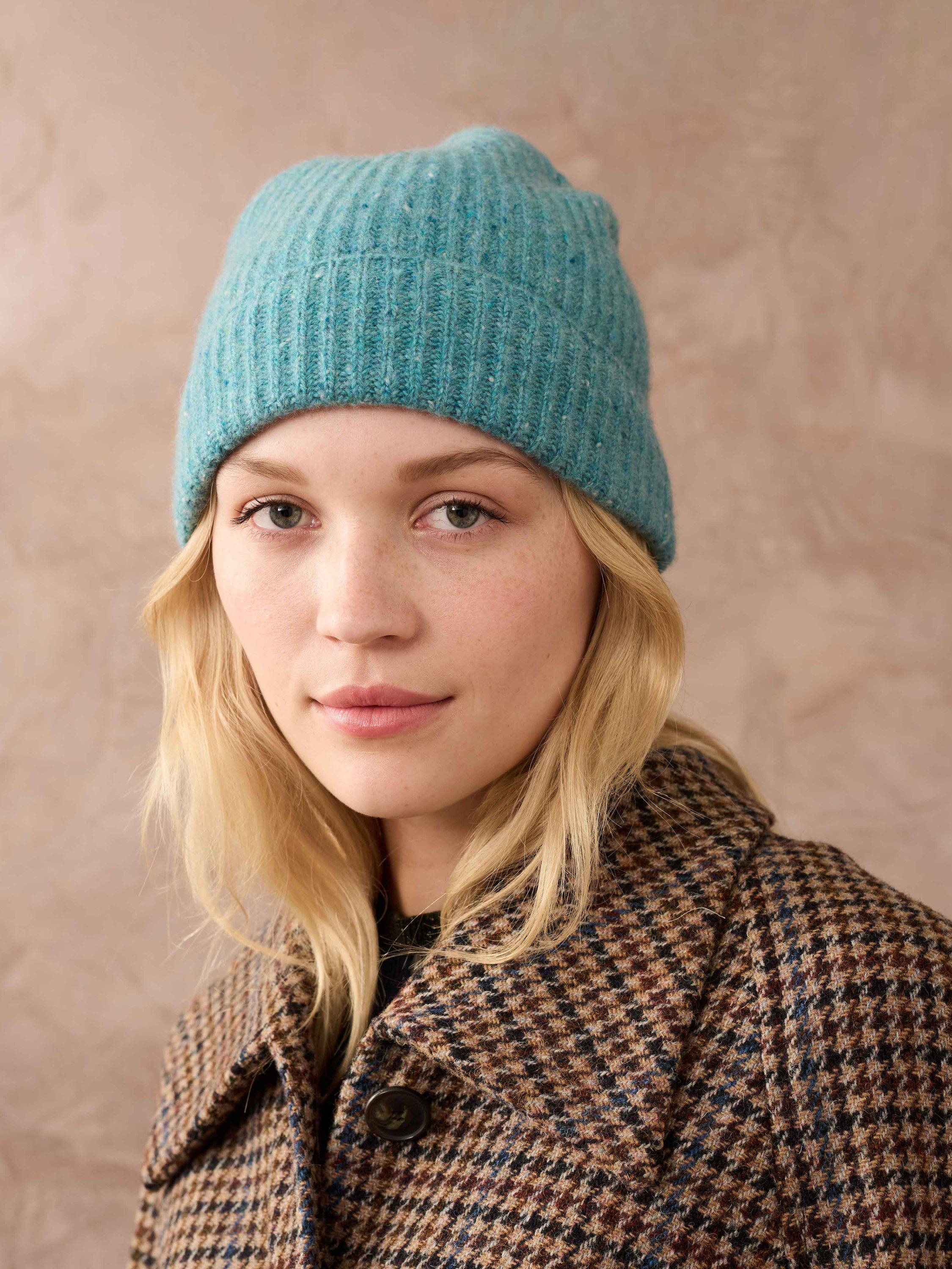 Brora Donegal Ribbed Pure Cashmere Hat