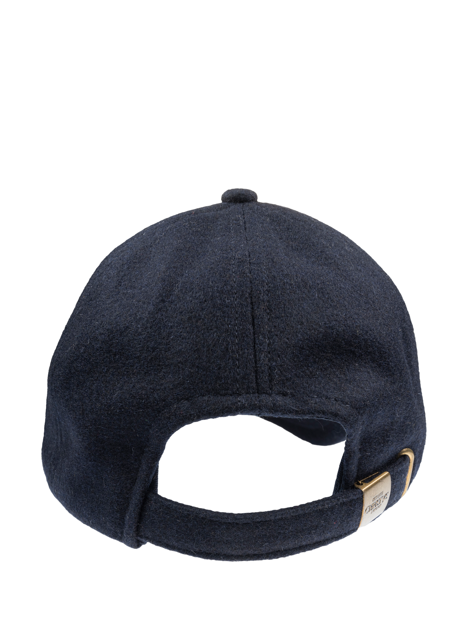 Christys' Melton Wool Baseball Cap, Navy, One Size