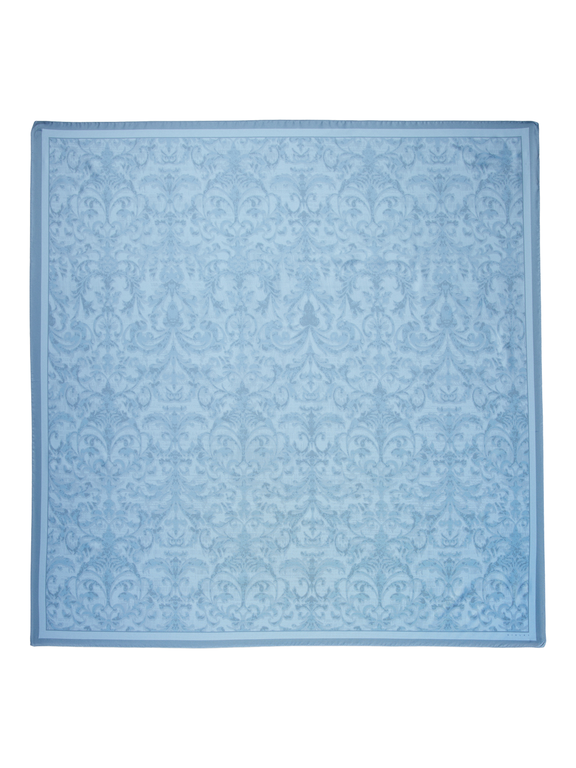 SISLEY Brocade Print Scarf, Blue