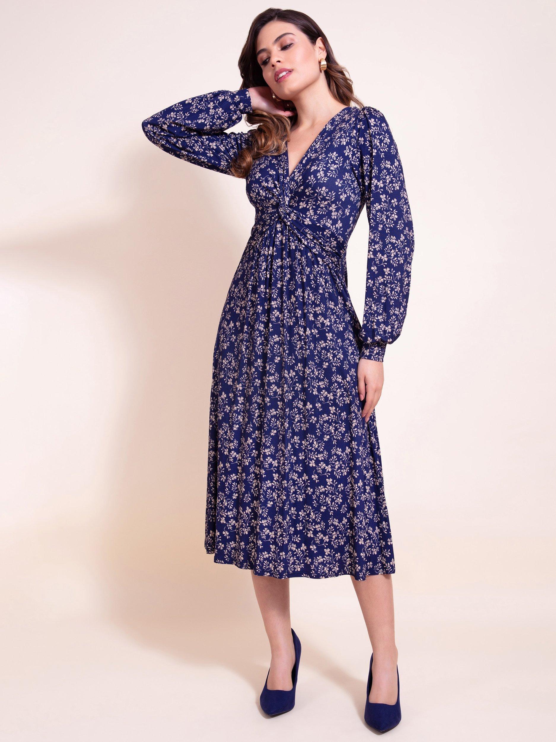 Alie Street Mollie Midi Dress, Midnight Bloom