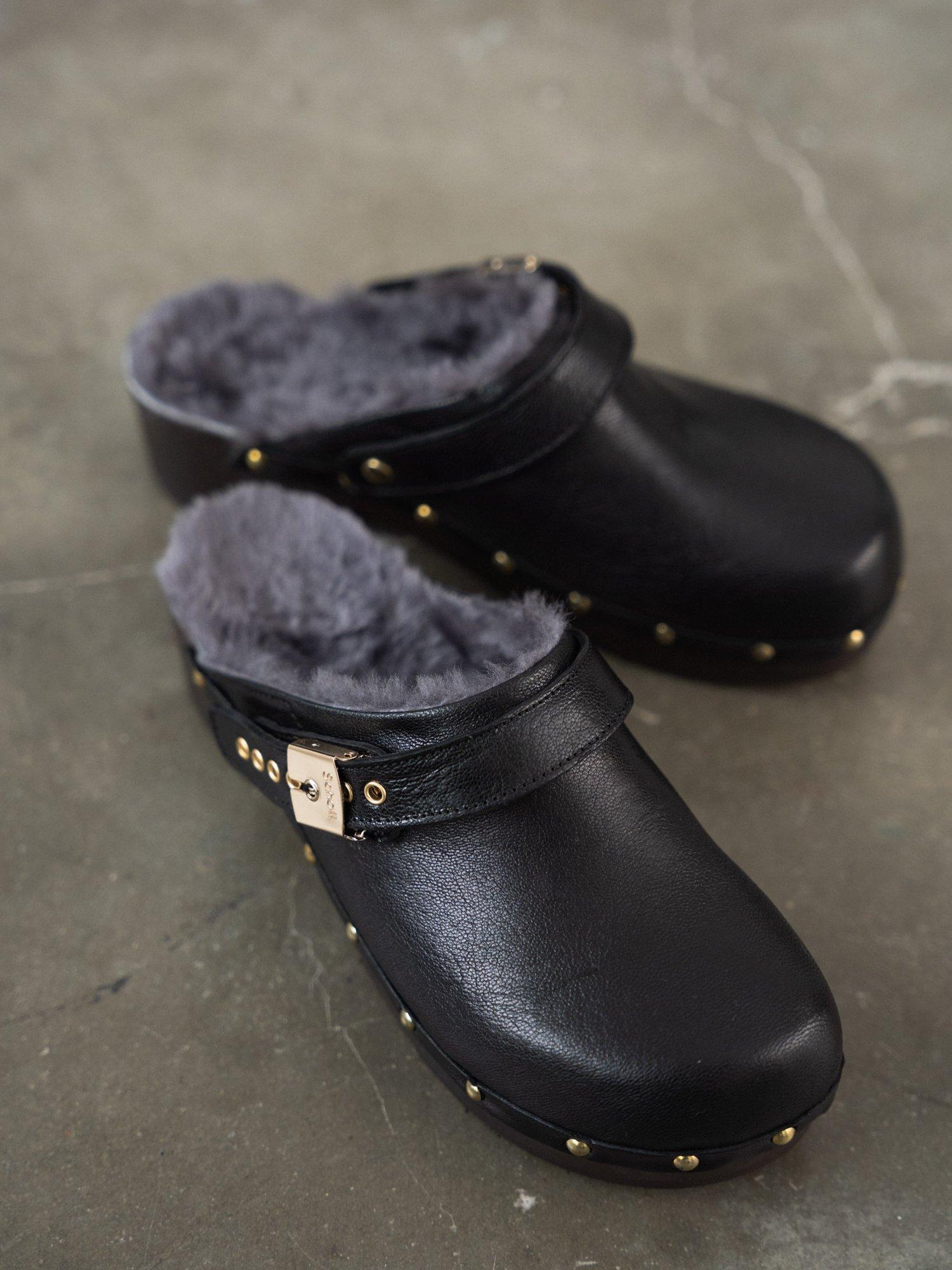 Scholl Pescura Robin Leather Clogs