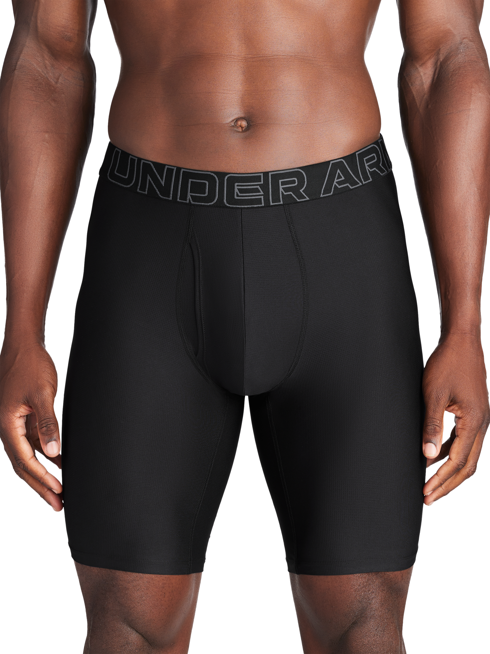 Under Armour Logo Band 9" Trunks, Pack of 3, Black