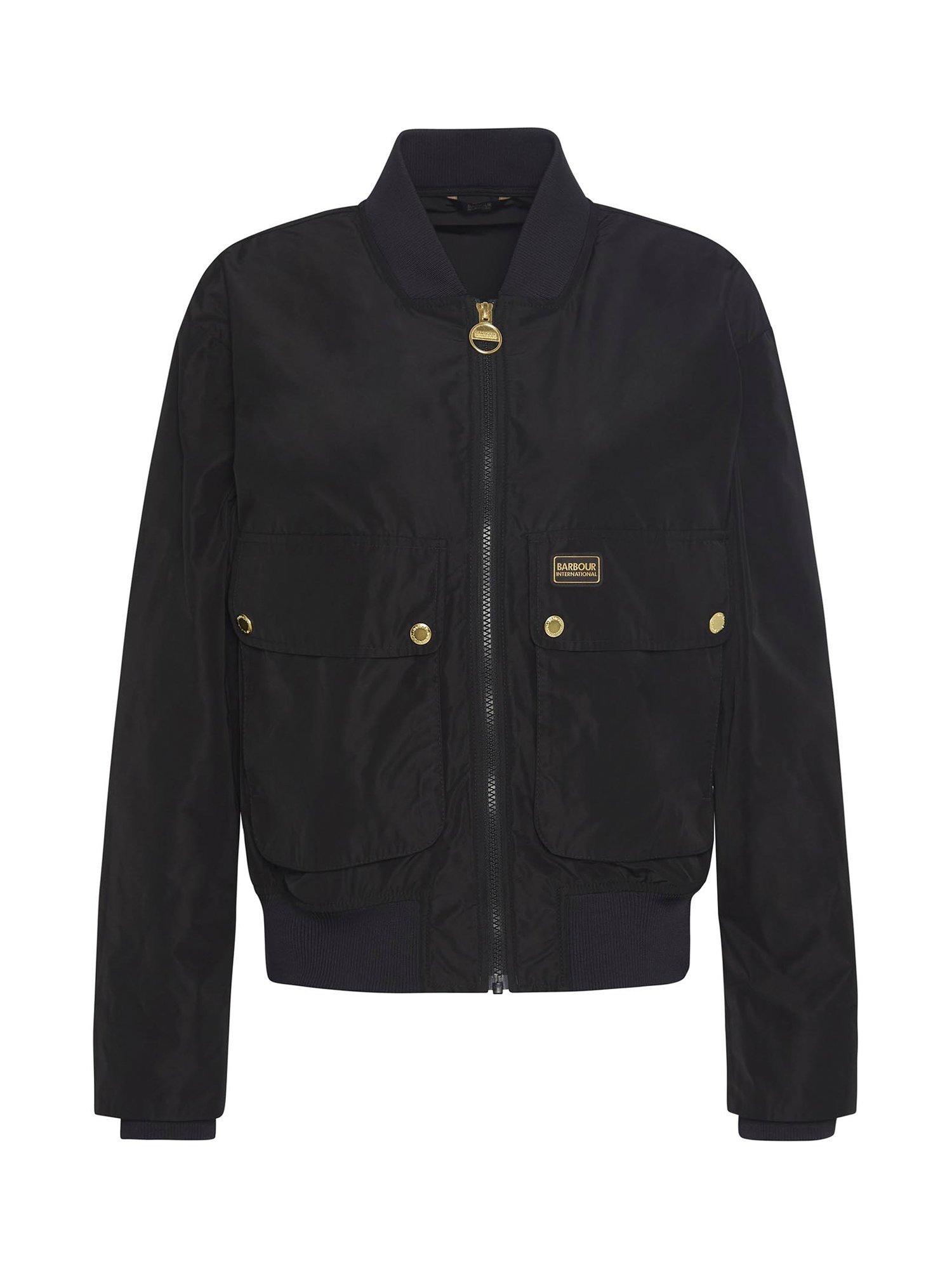 Barbour bomber jacket womens store