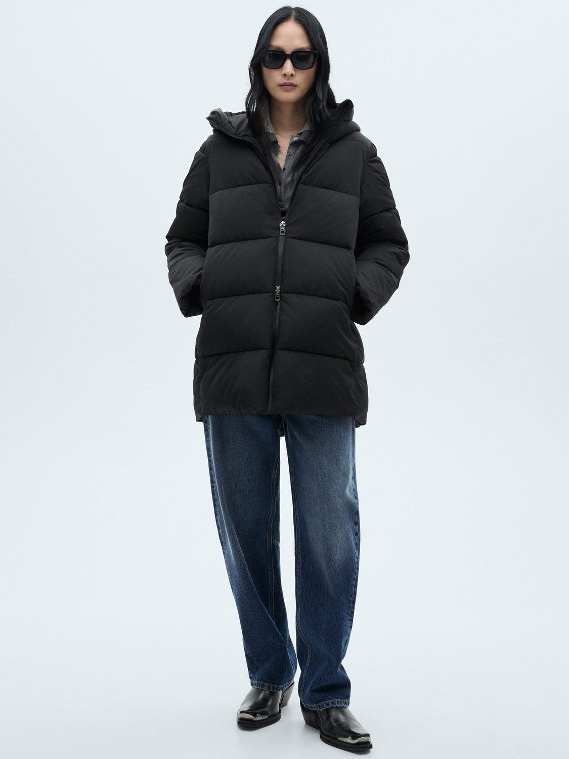 Mango Tokyo Water Repellent Quilted Coat