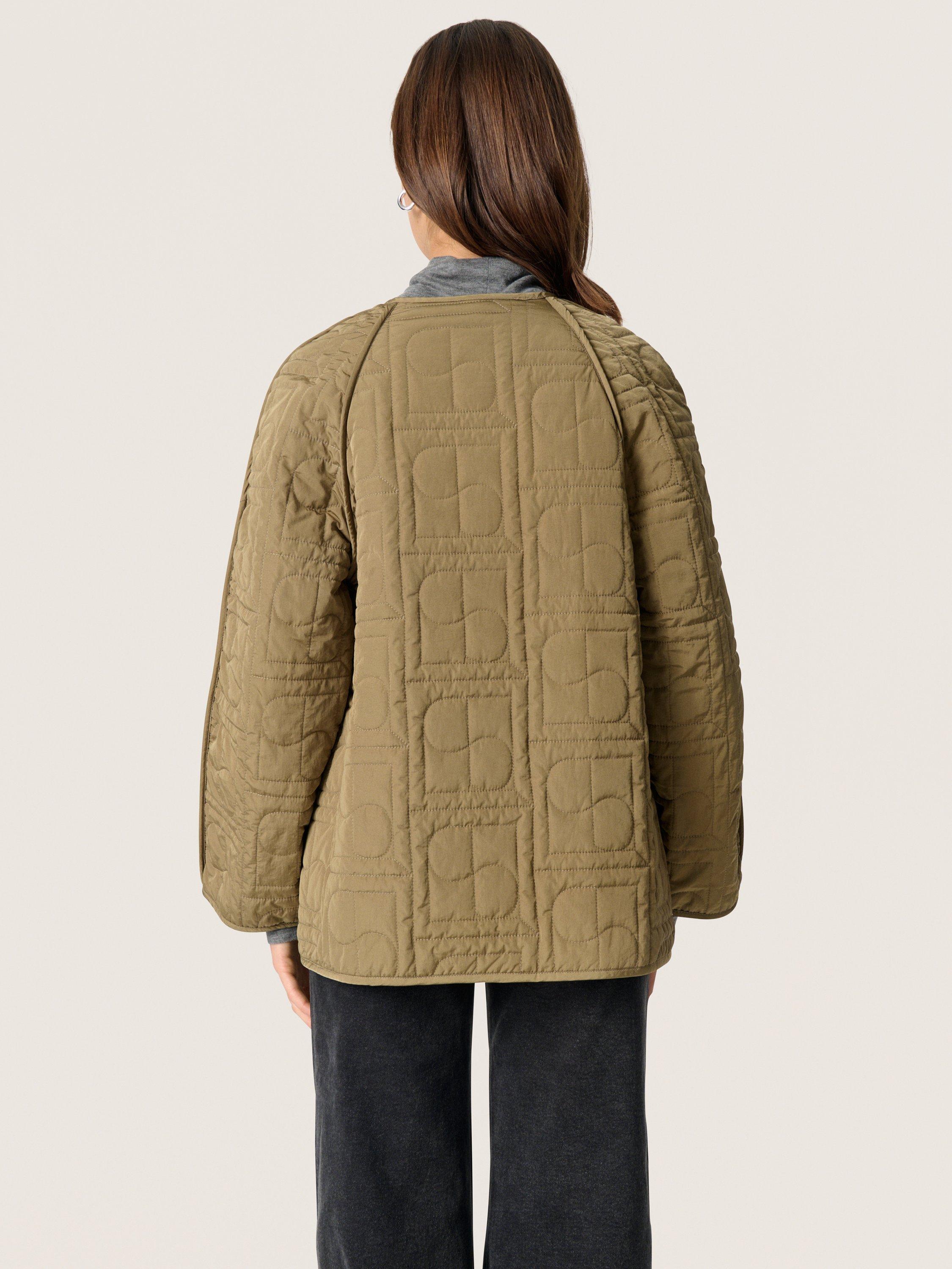 Soaked In Luxury Jackline Quilted Jacket, Covert Green