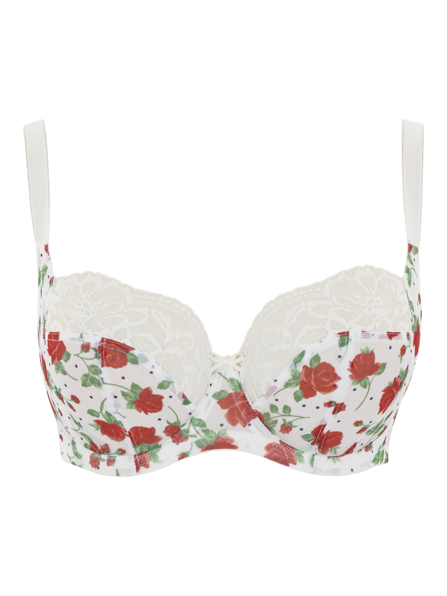 Panache Nina Underwired Balcony Bra, English Rose