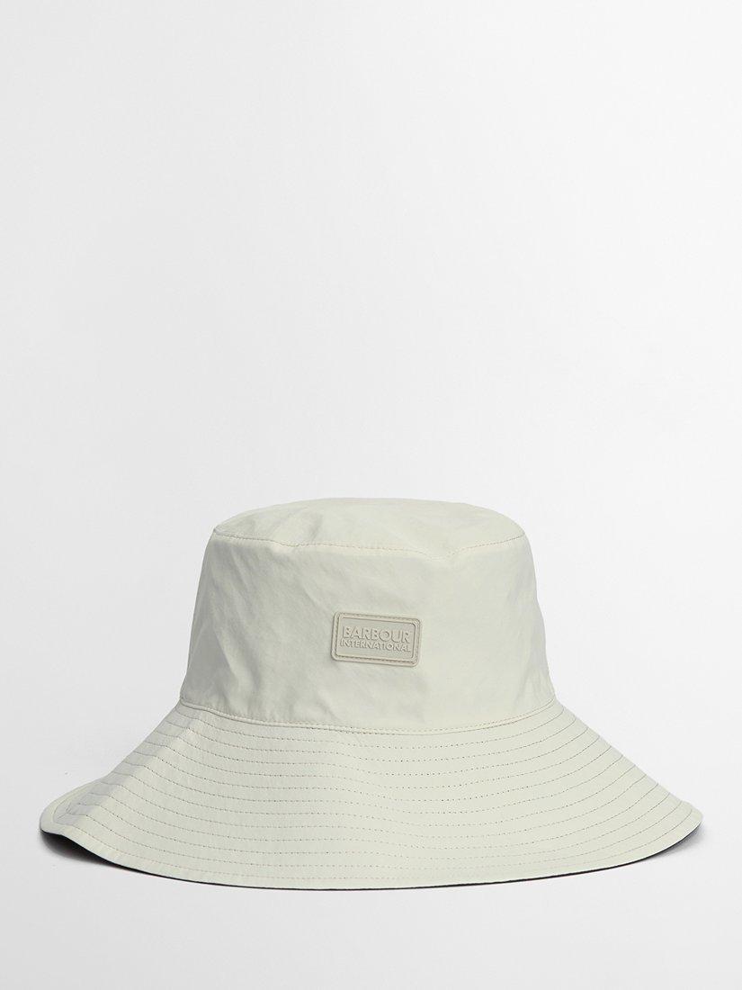 Barbour International Kyra Reversible Bucket Hat Silver Birch