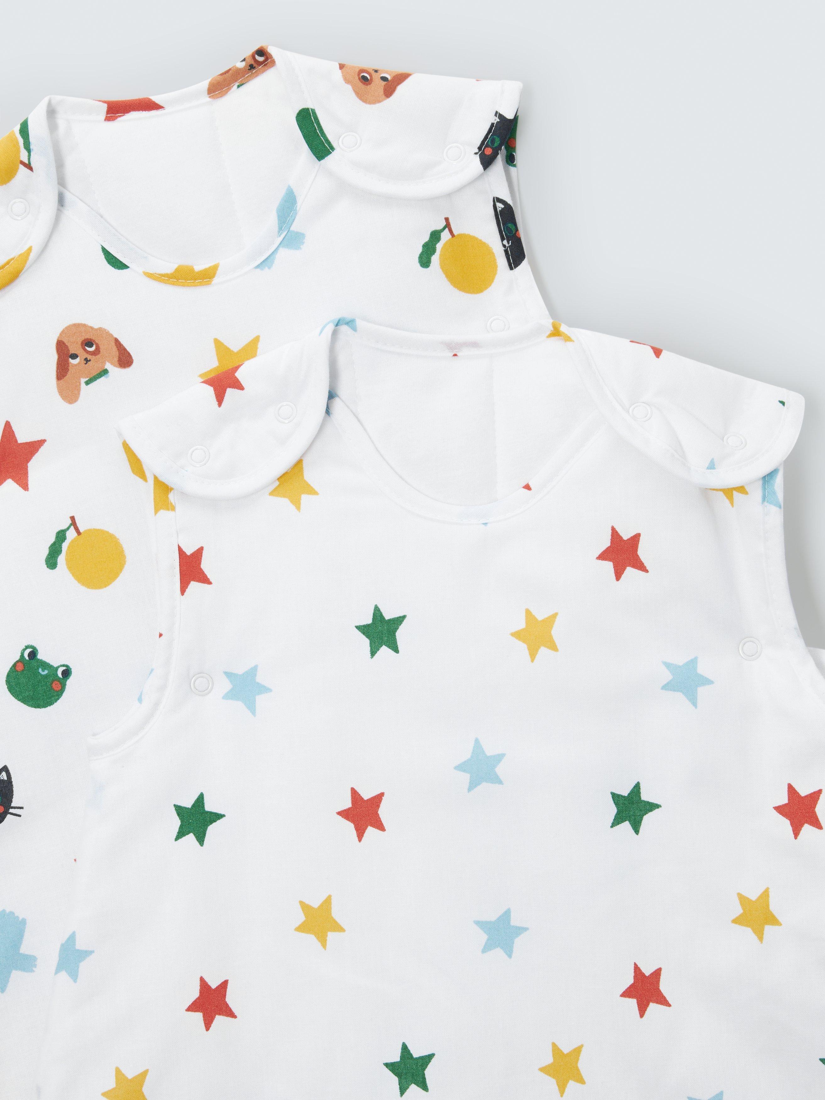 John Lewis Happy Stars Baby Sleeping Bag, 2.5 Tog, Multi