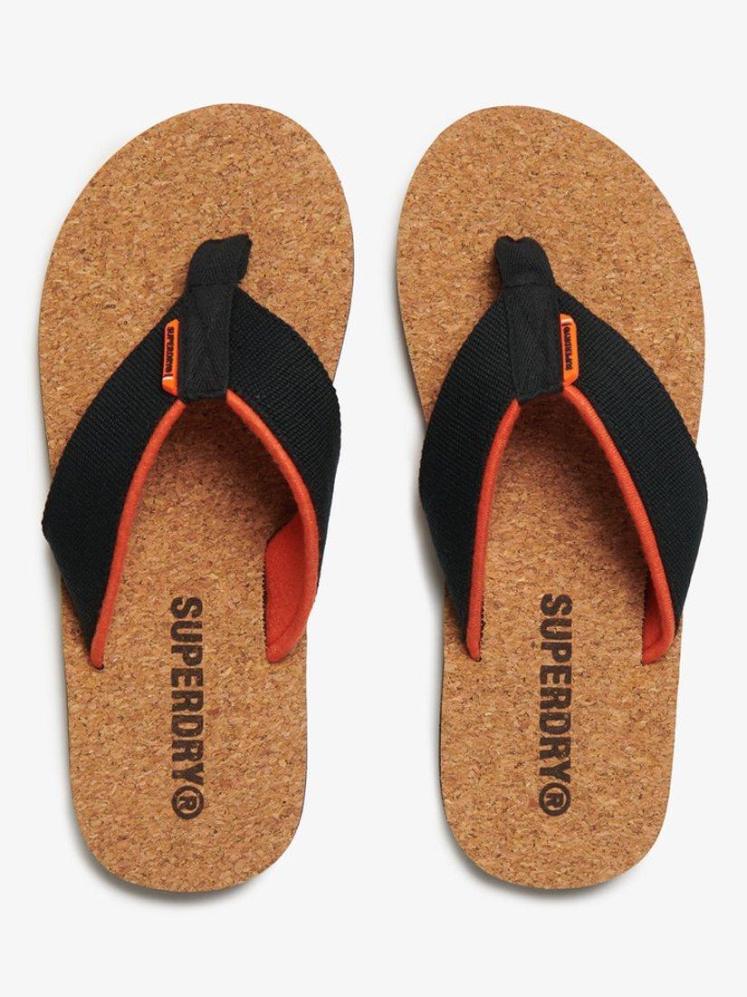 Superdry Cork Graphic Flip Flops